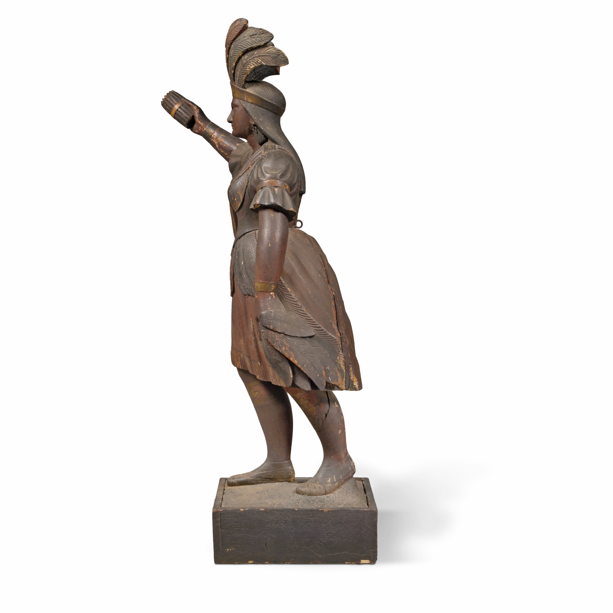 Very Fine Carved and Polychrome-Paint-Decorated Native American ...