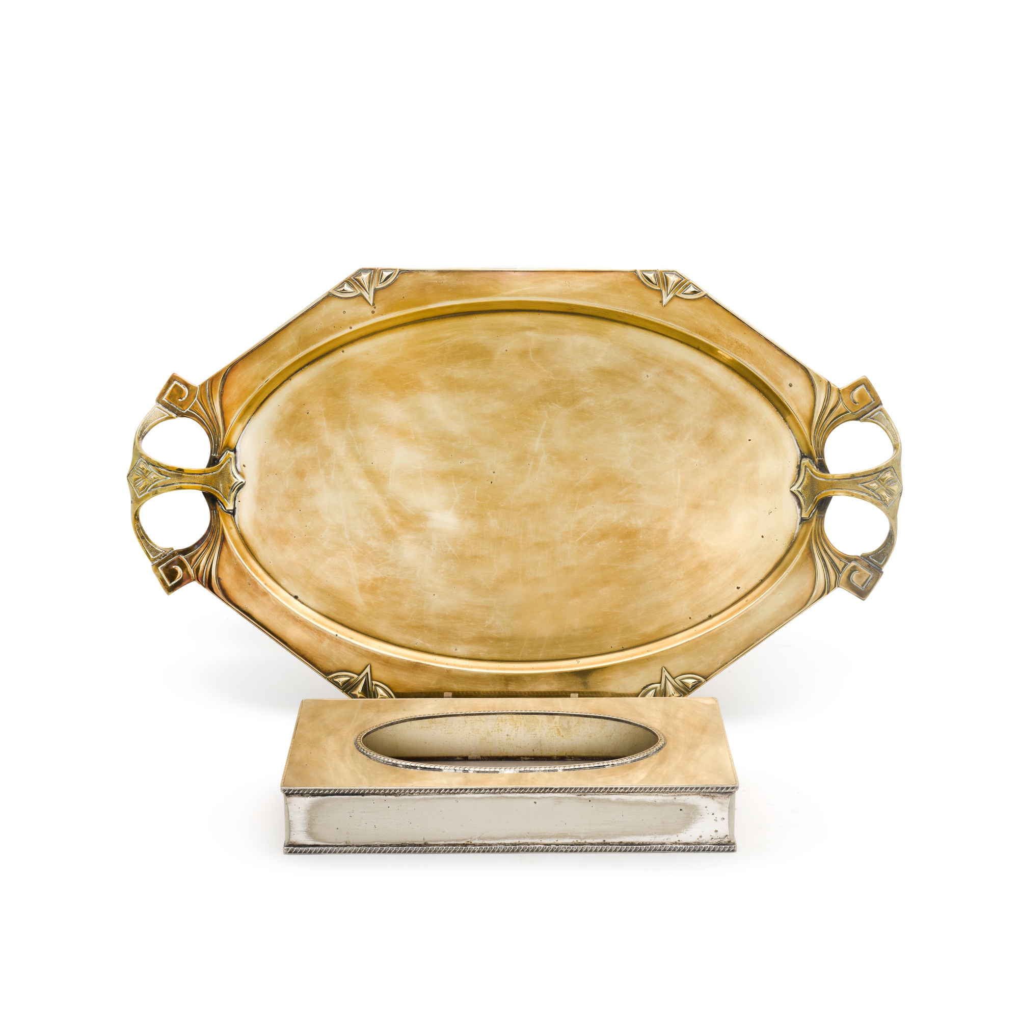 A Jugendstil style brass tea tray, first half 20th century | Freddie ...