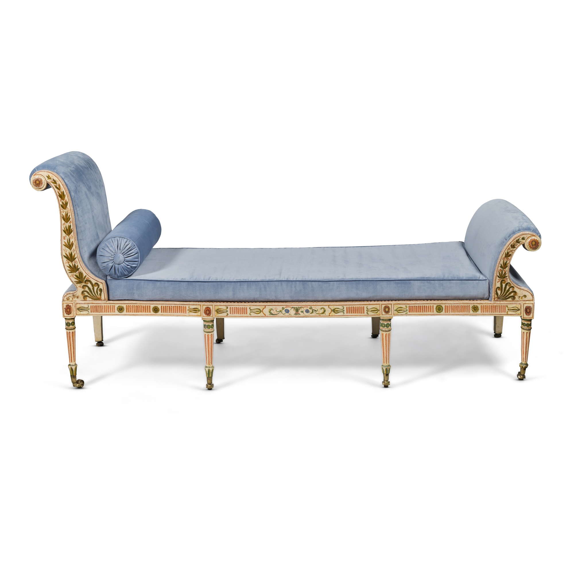 A Late George III Polychrome Painted Daybed, Circa 1800 | Hyde Park ...