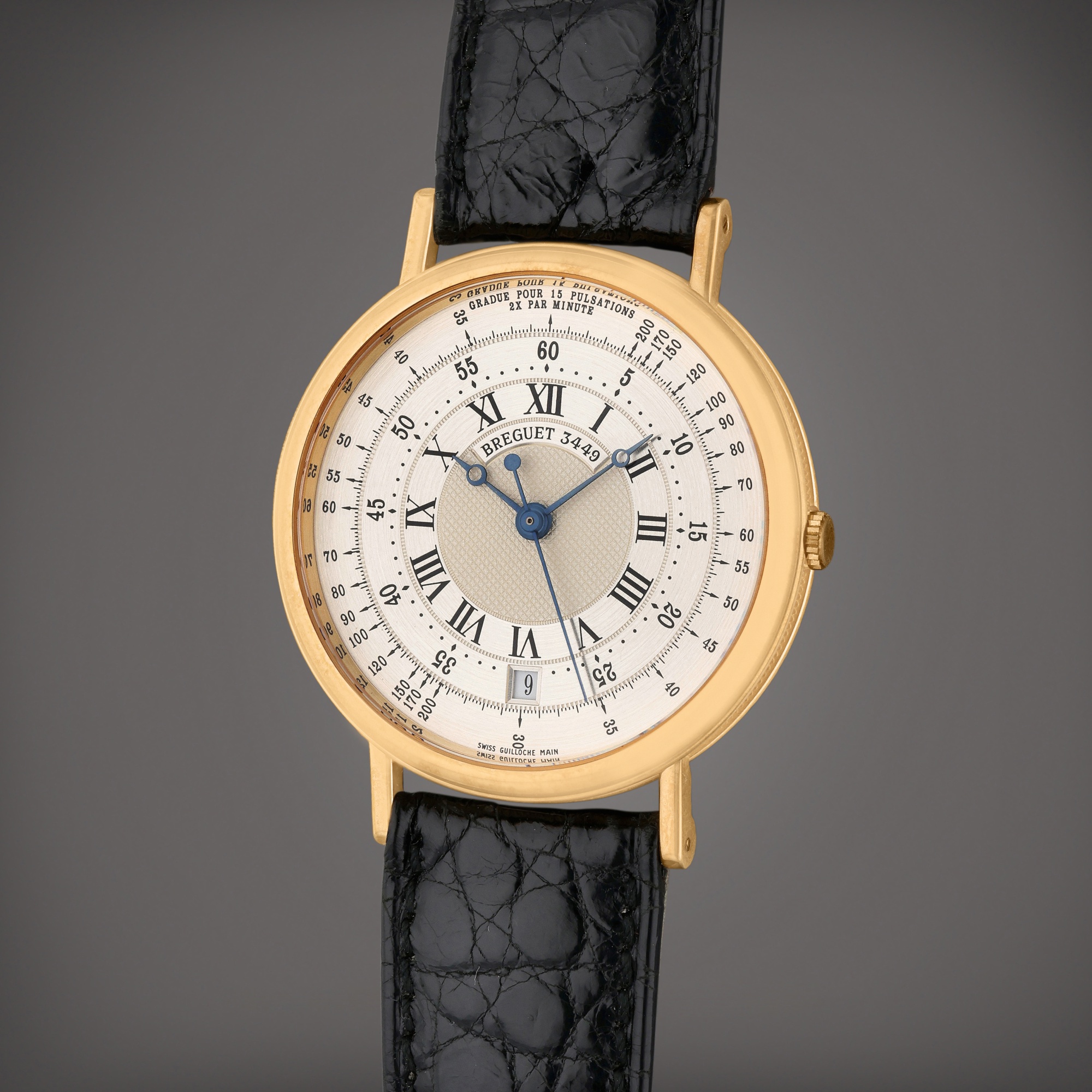 Reference 3640 | A pink gold automatic wristwatch with date and ...