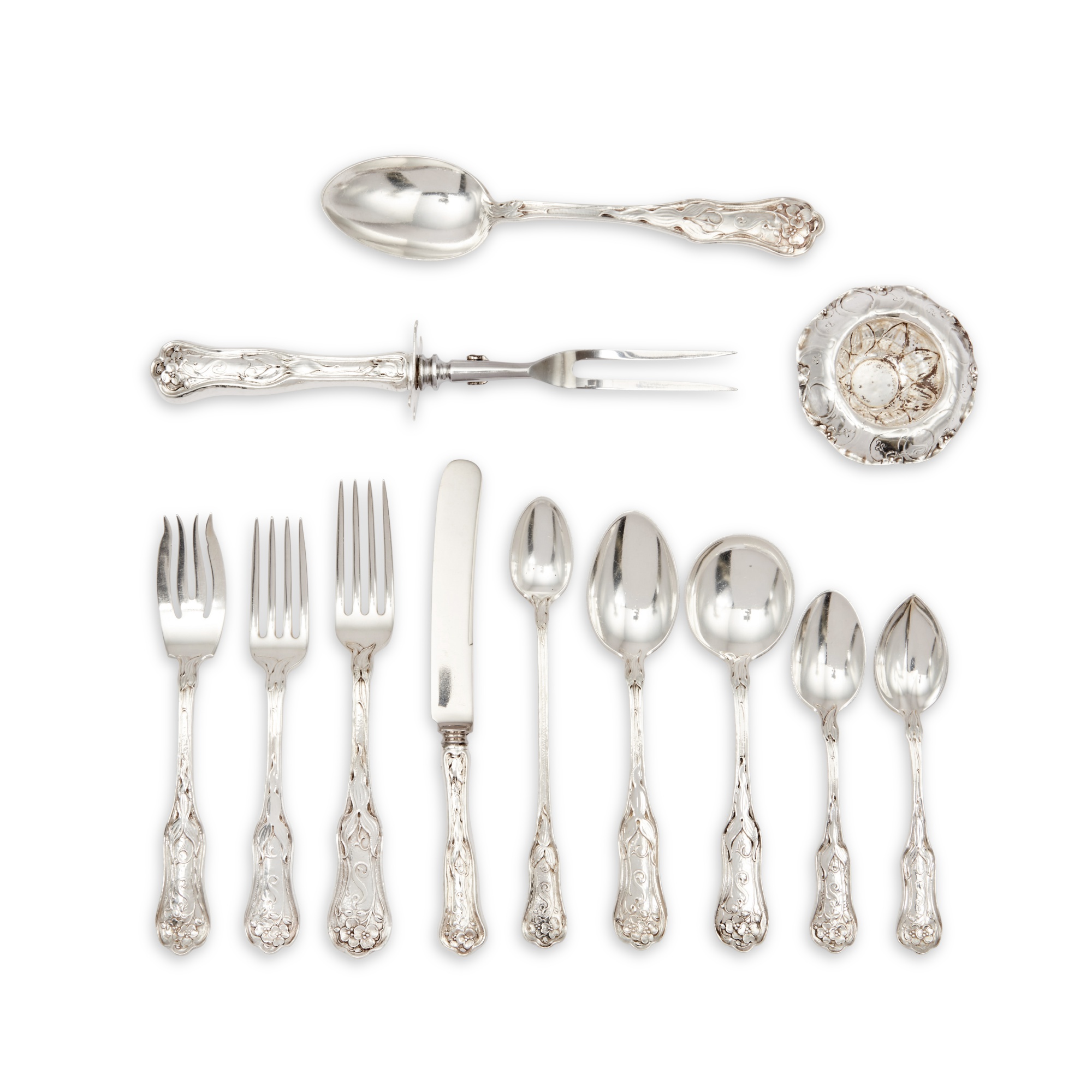 An American Silver 'Martelé' Part Flatware Service, Gorham Mfg. Co ...
