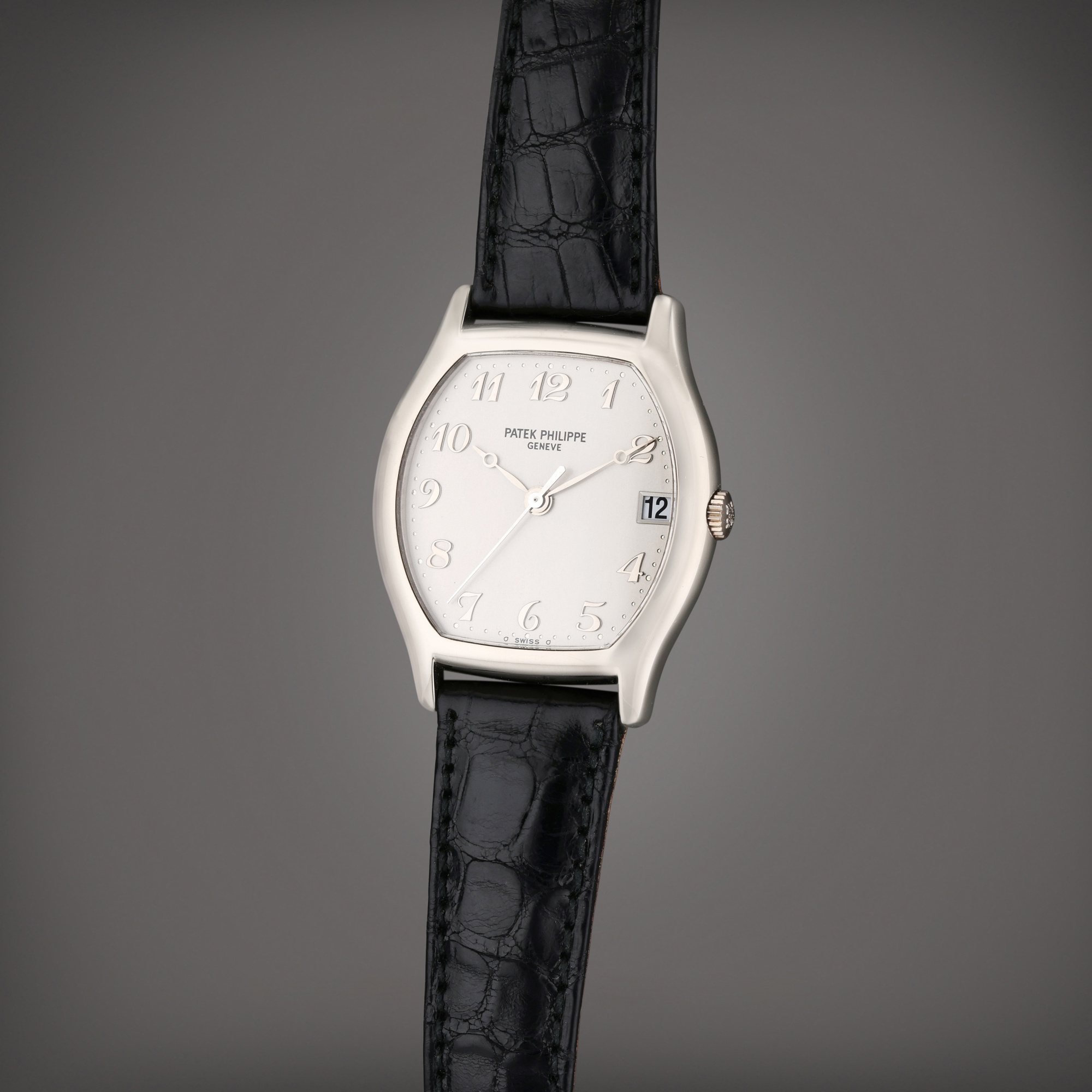 Reference 5030G-001 Gondola | A white gold tonneau shaped automatic ...