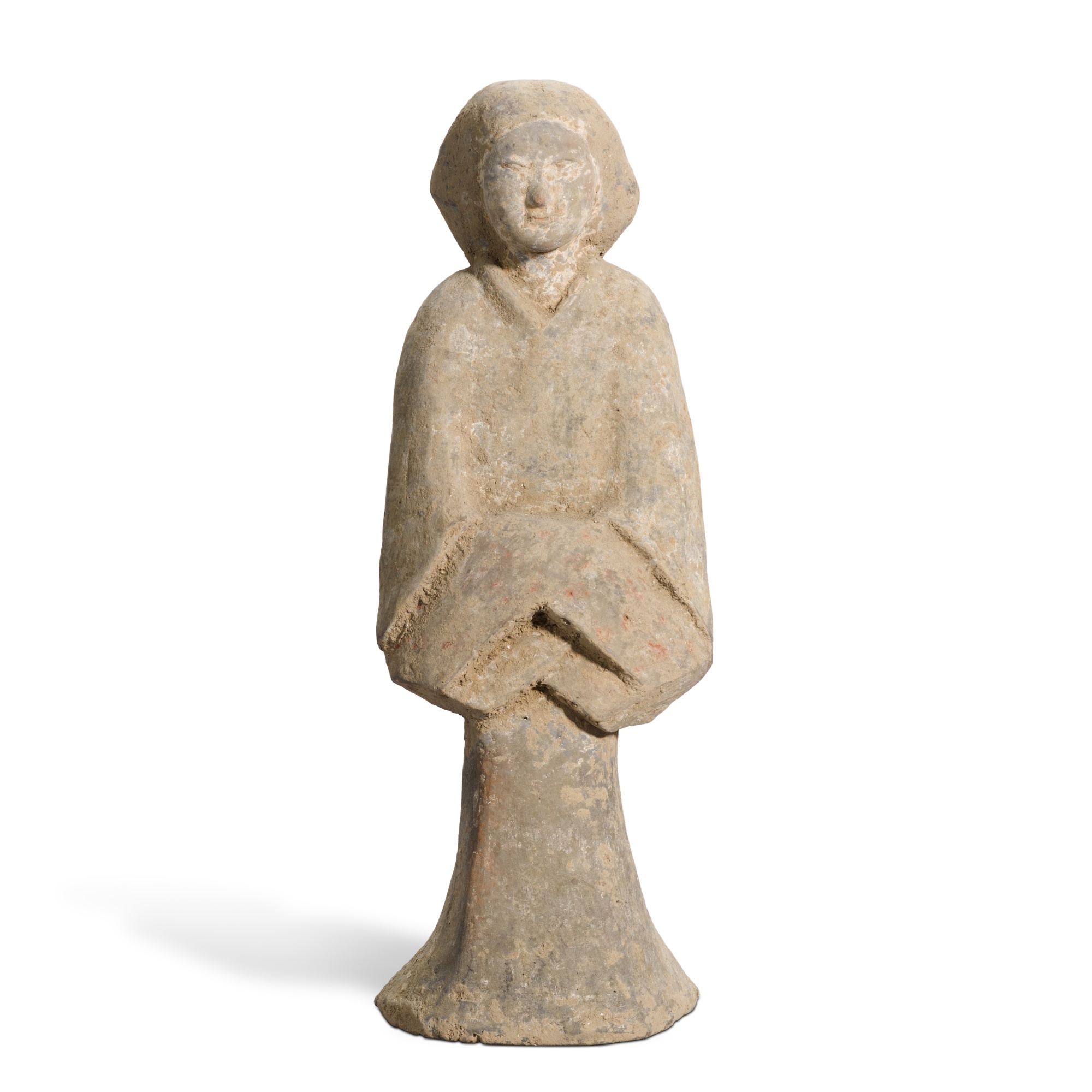 A large grey pottery figure of a lady, Han dynasty | A Journey Through ...