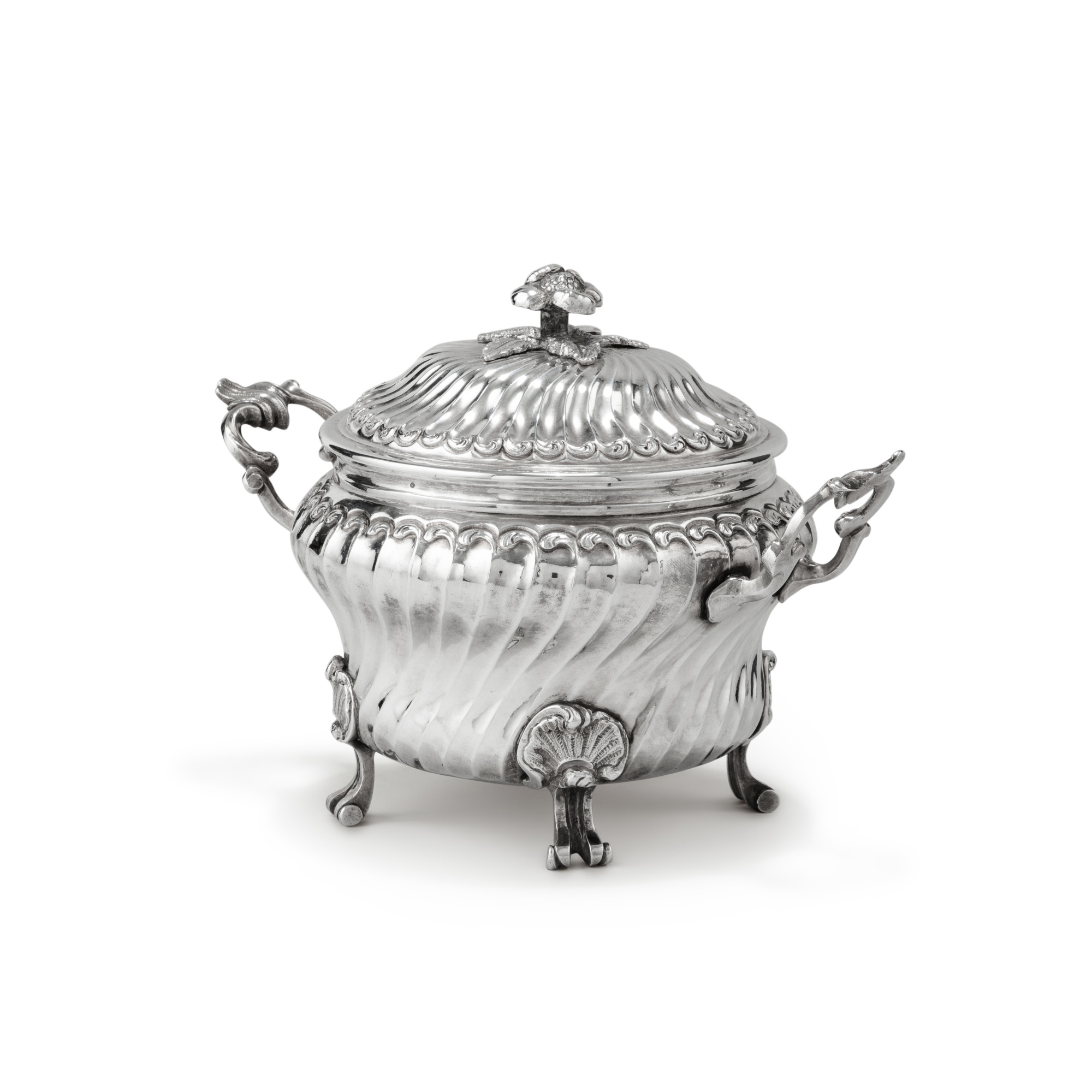 A silver covered sugar-bowl, Jean André Sallony, Marseille, 1771-1772 ...