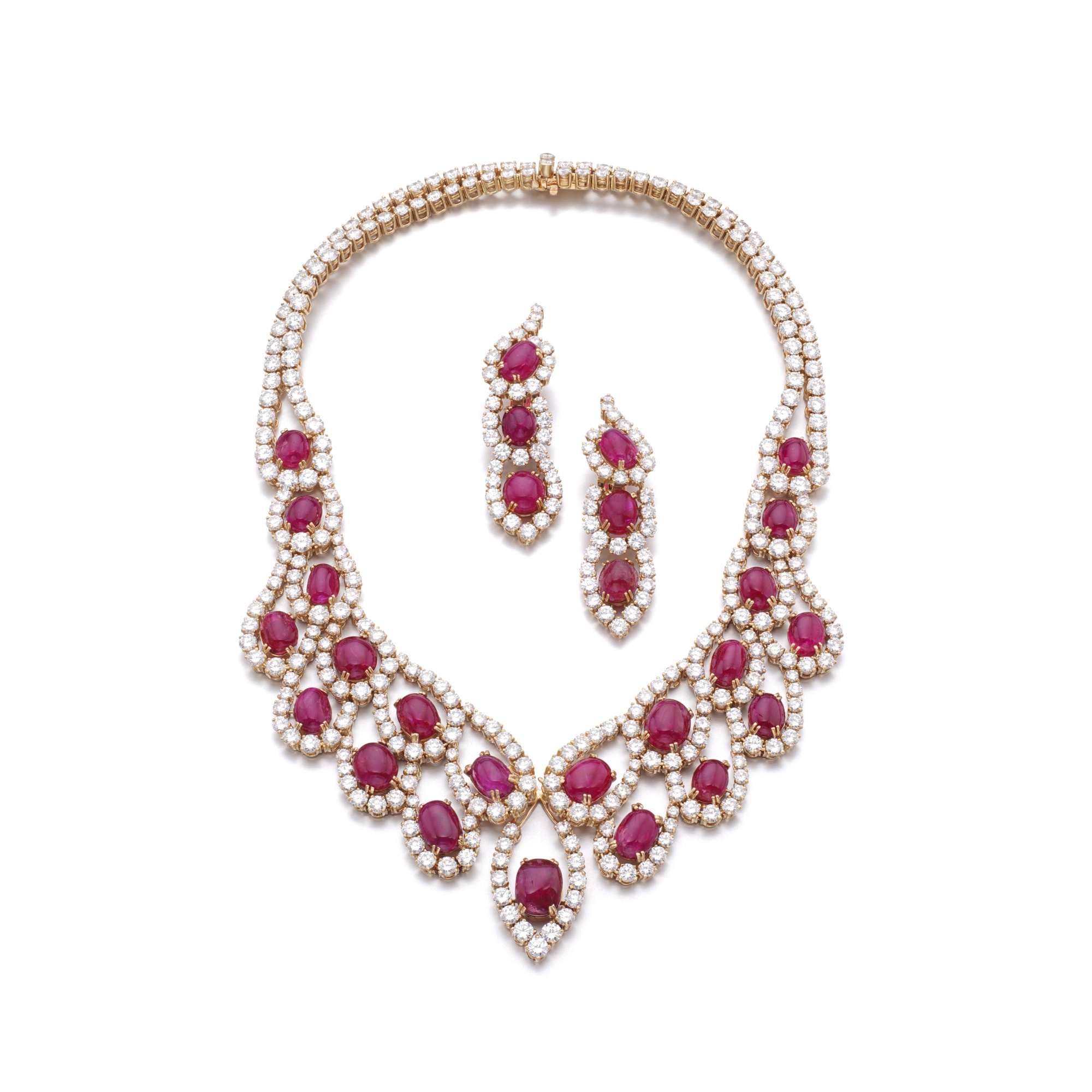 Ruby and diamond demi-parure | Important Jewels | 2023 | Sotheby's