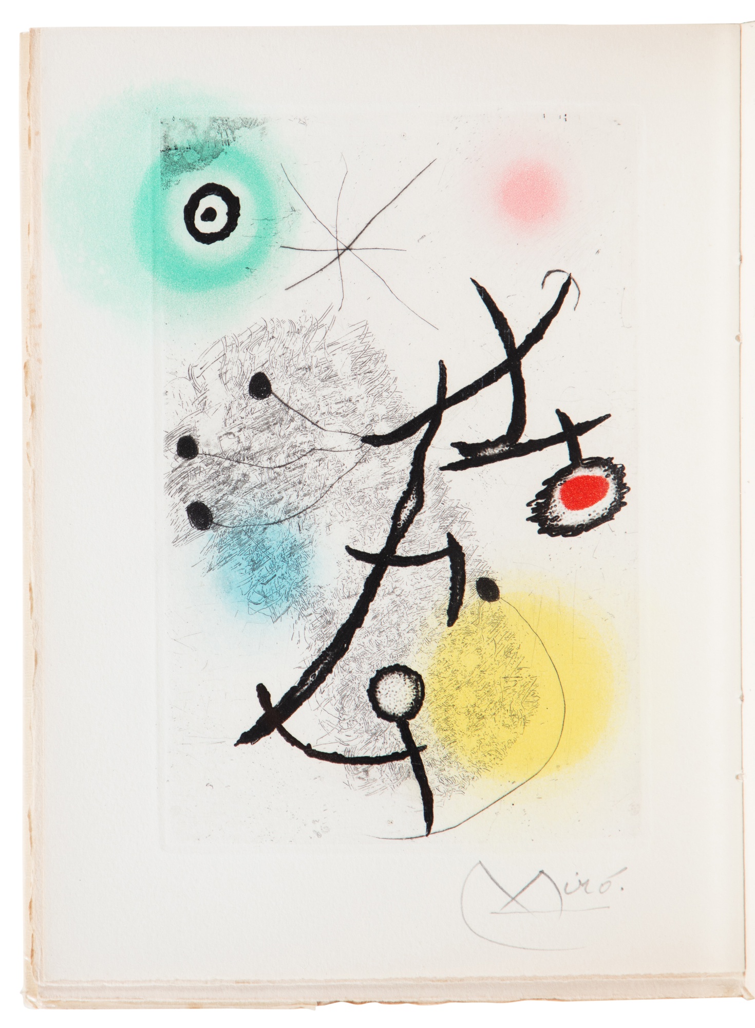 Ponts suspendus. GLM, 1964. Exemplaire de tête avec eau-forte signée ...