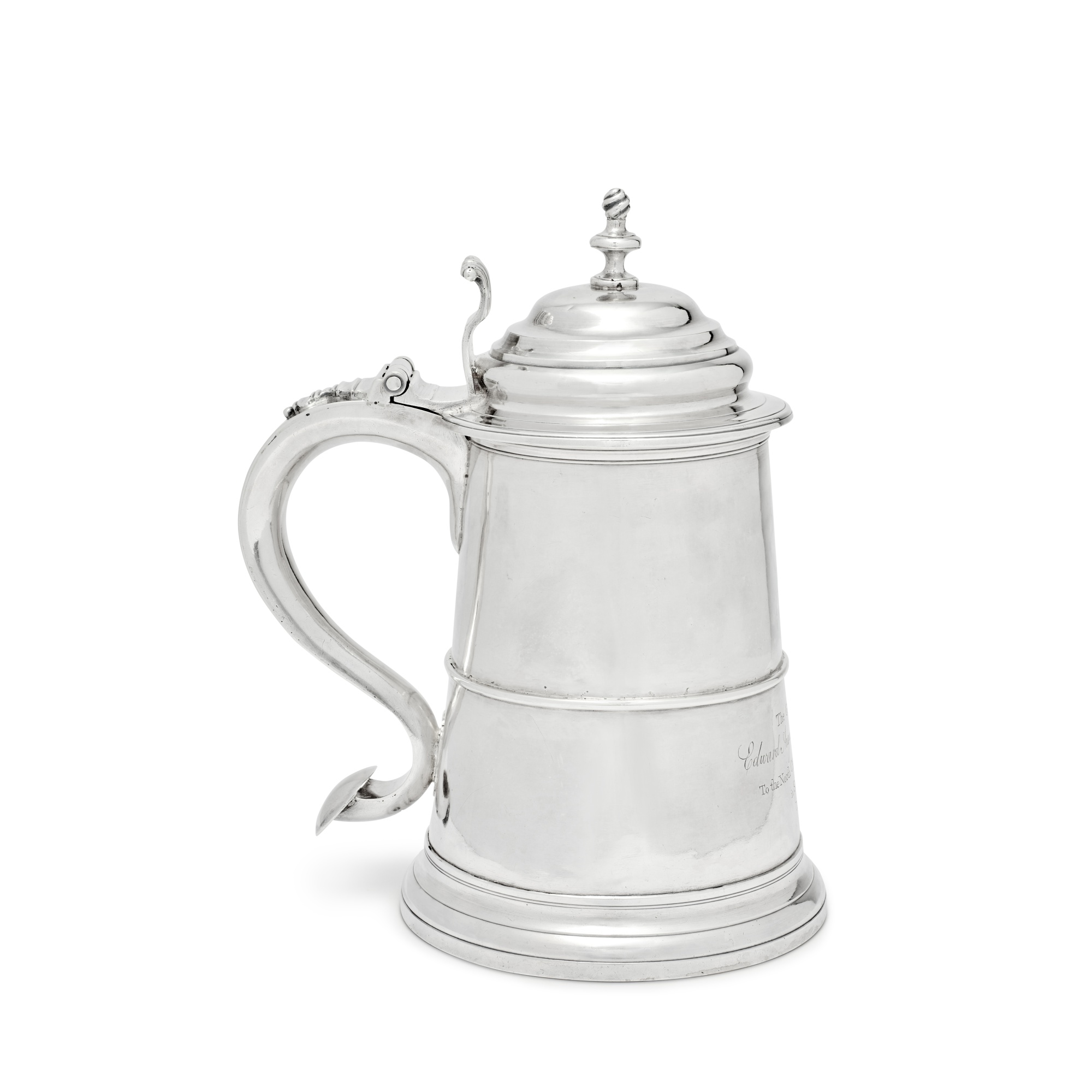 The Edward Holyoke Silver Tankard from the North Church, Salem, Samuel ...