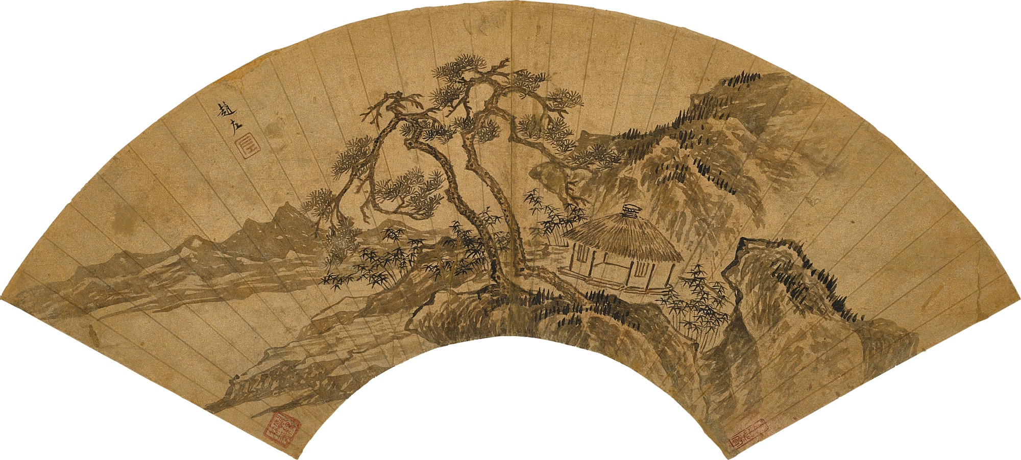 Zhao Zuo, Studio under Pines | 趙左 松下草堂 | Fine Classical Chinese ...