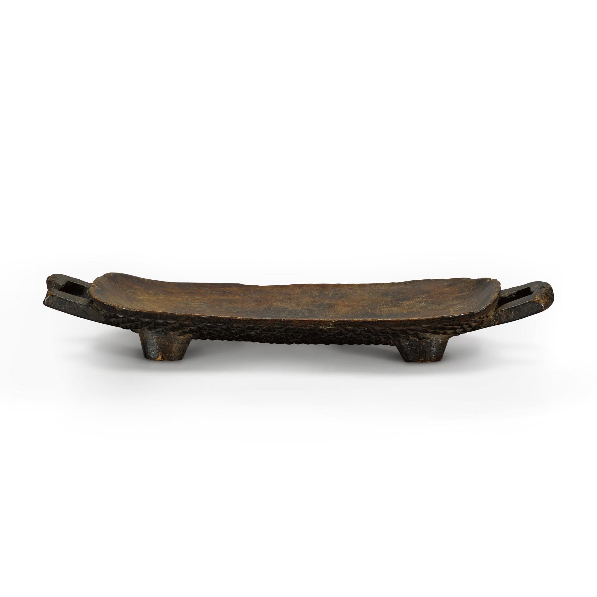 A Zulu carved wood twin-handled meat platter, South Africa | As It ...