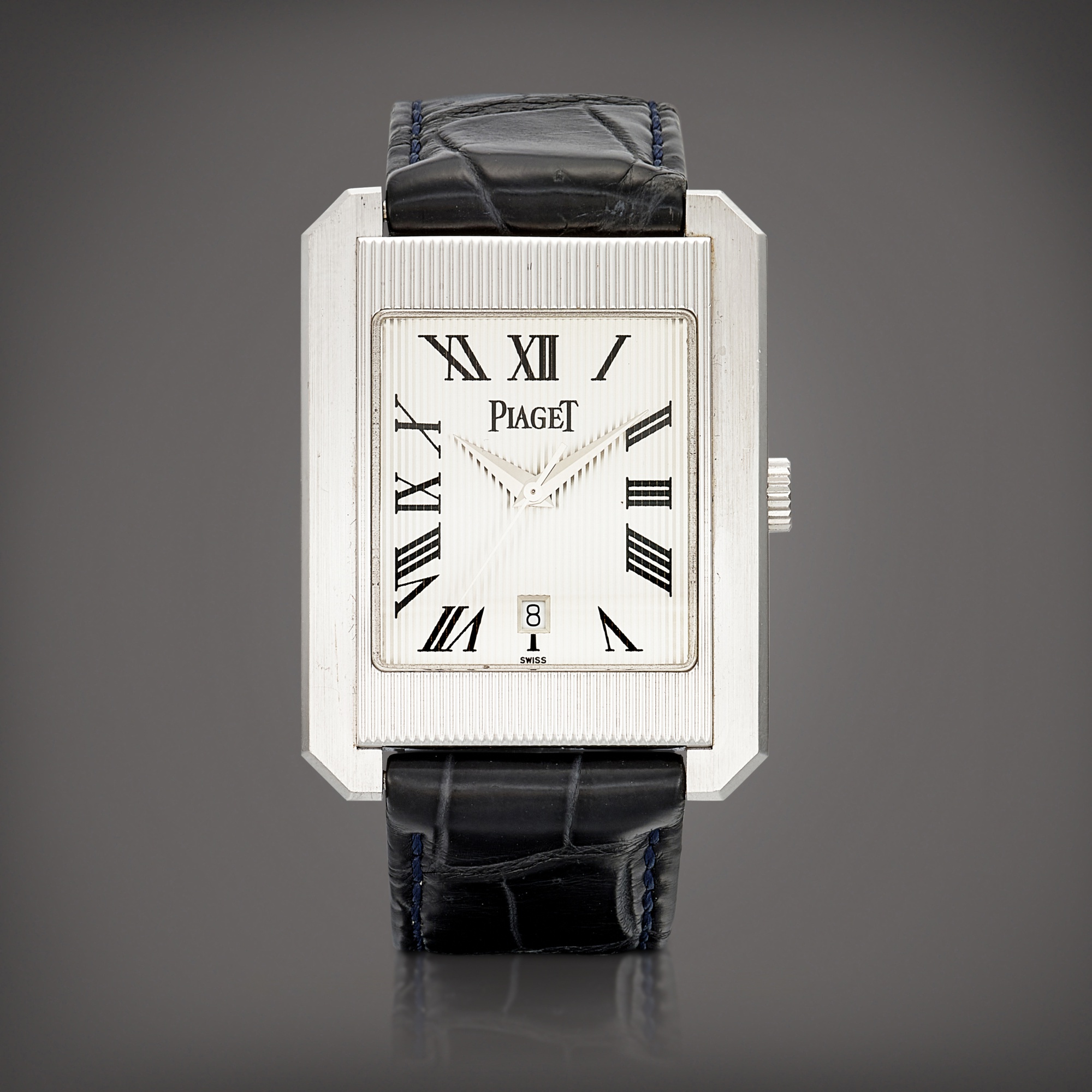 Protocole, Reference 26100 | A white gold wristwatch with date, Circa ...