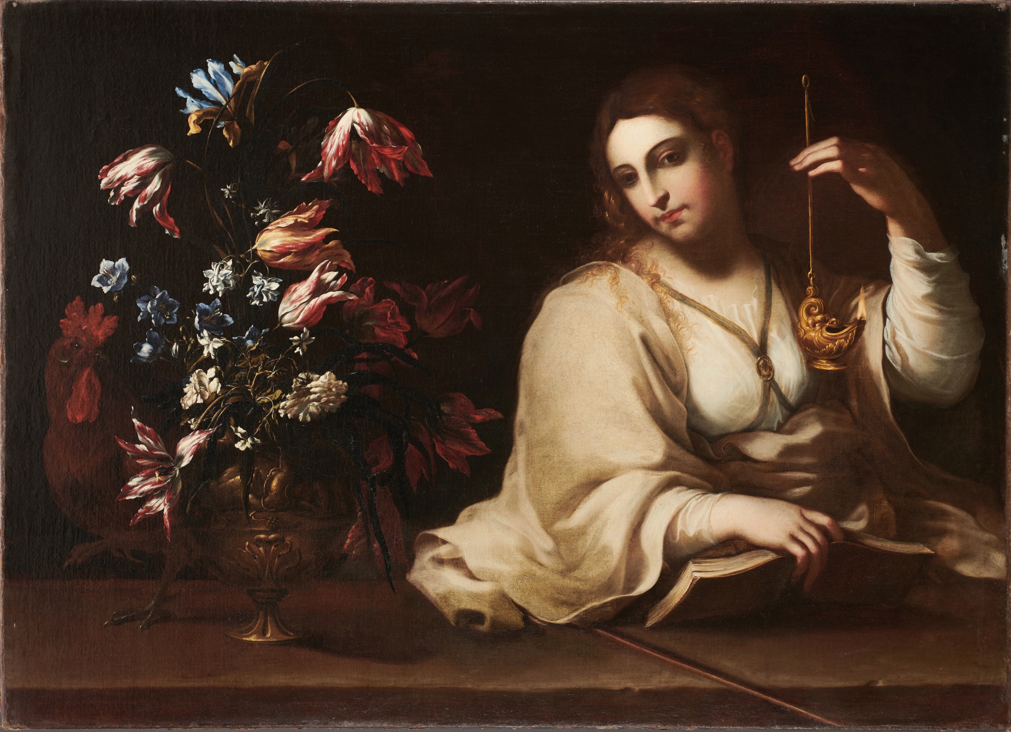 An allegory of Vigilance and flower still life | Giovanni Pratesi: The ...