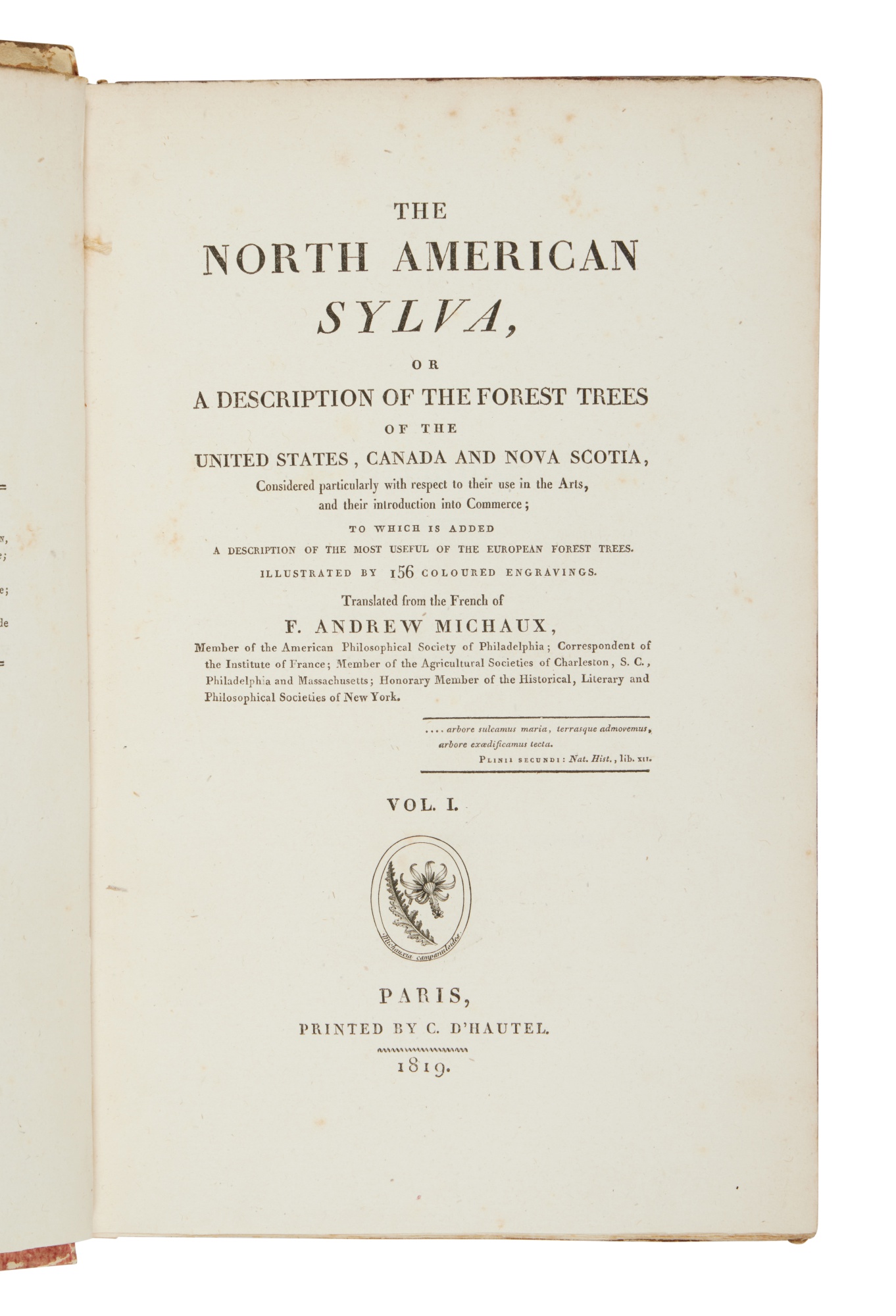 Michaux, François-André | The first Illustrated Sylva of North America ...