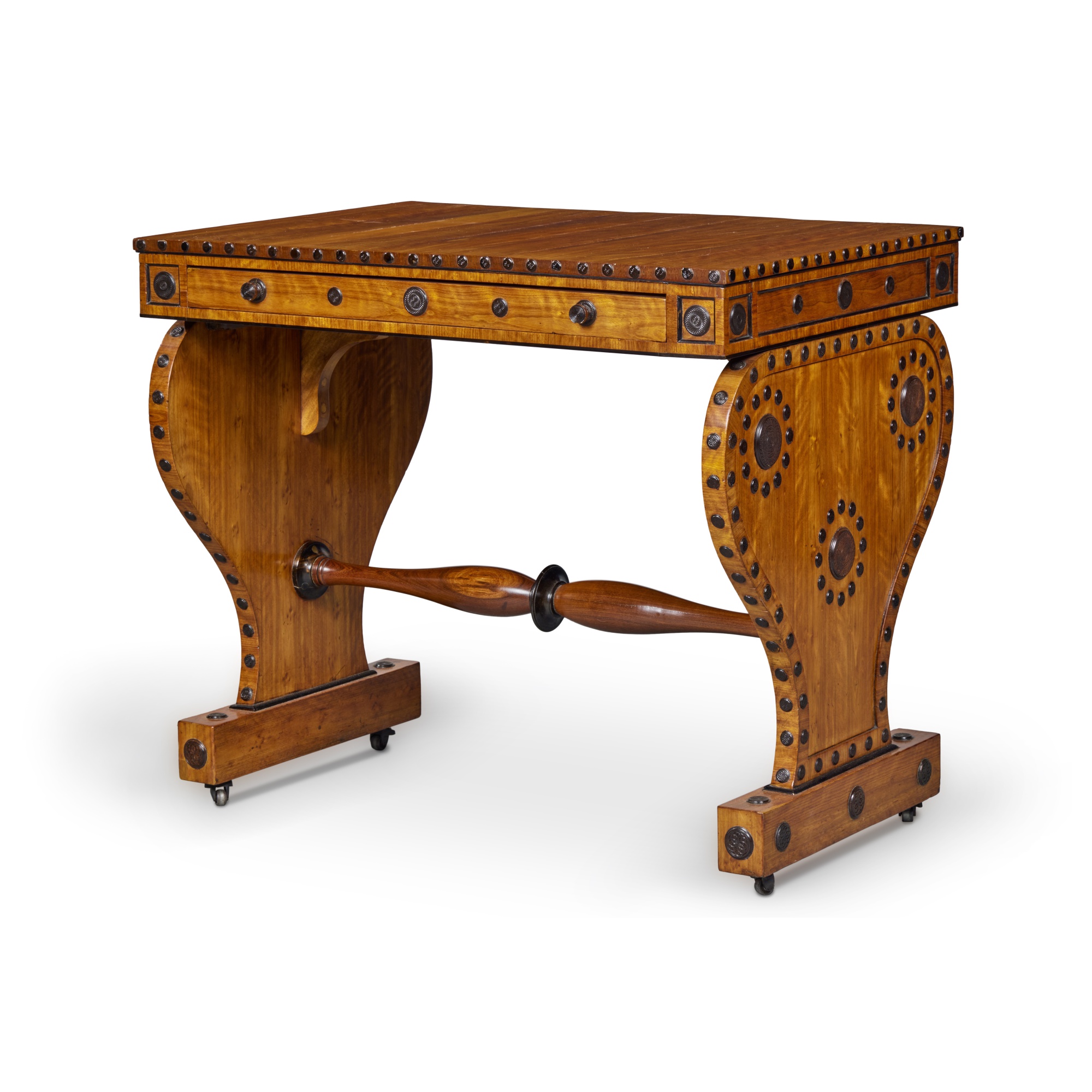 A Regency Style Red Ebony Centre Table in the Manner of Thomas Hope ...