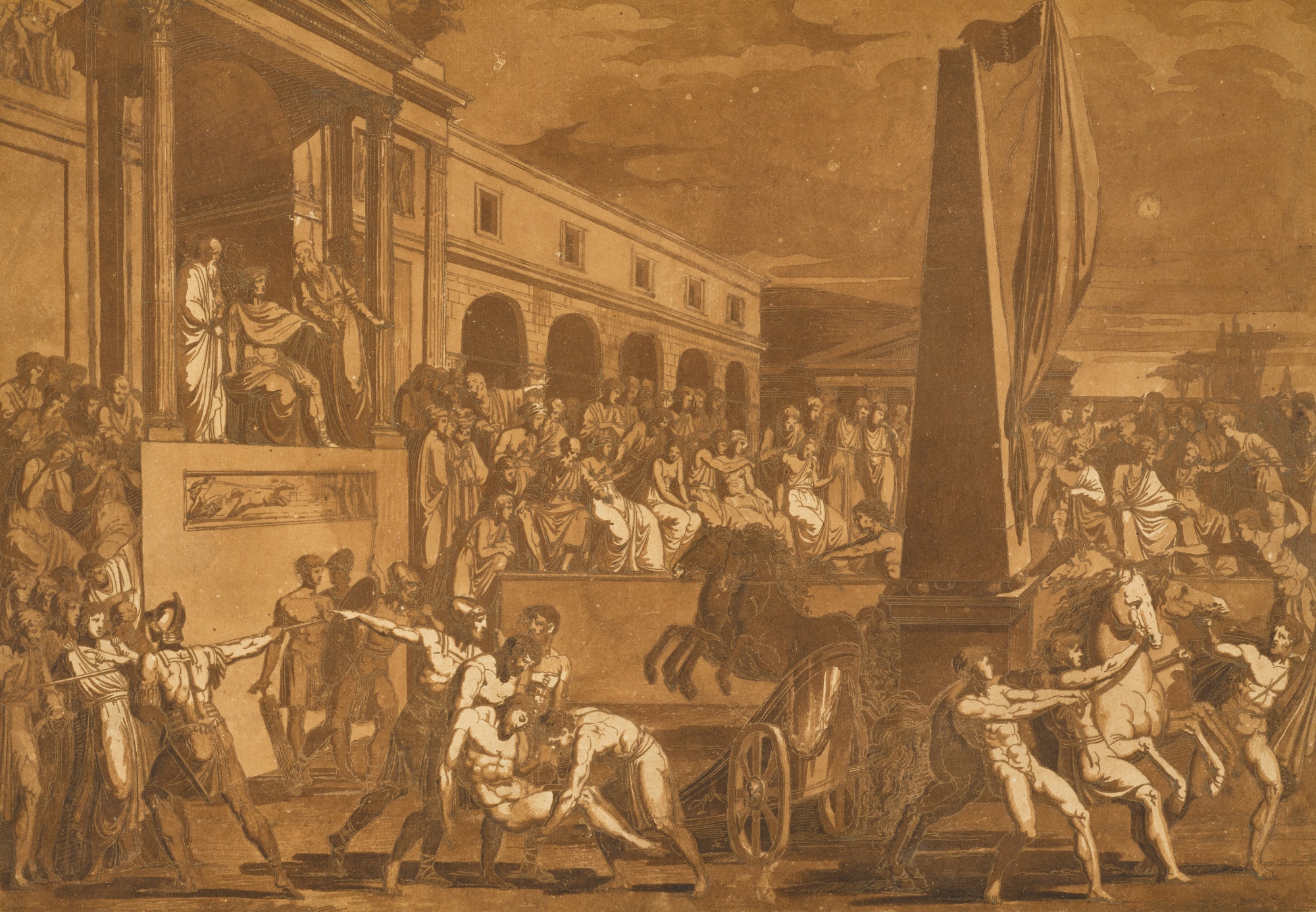 A) The Miracle of St. Zenobius B) 'Il Corso dei Cocchi' | Royal & Noble ...