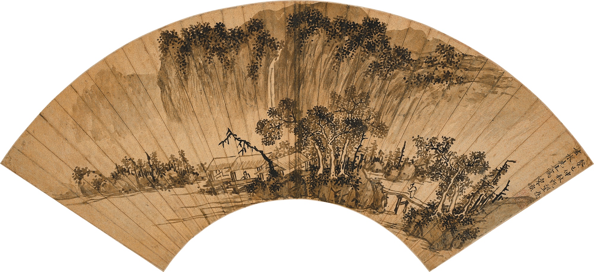 Chen Huan, Studio by a River | 陳煥 溪畔書屋 | Fine Classical Chinese ...