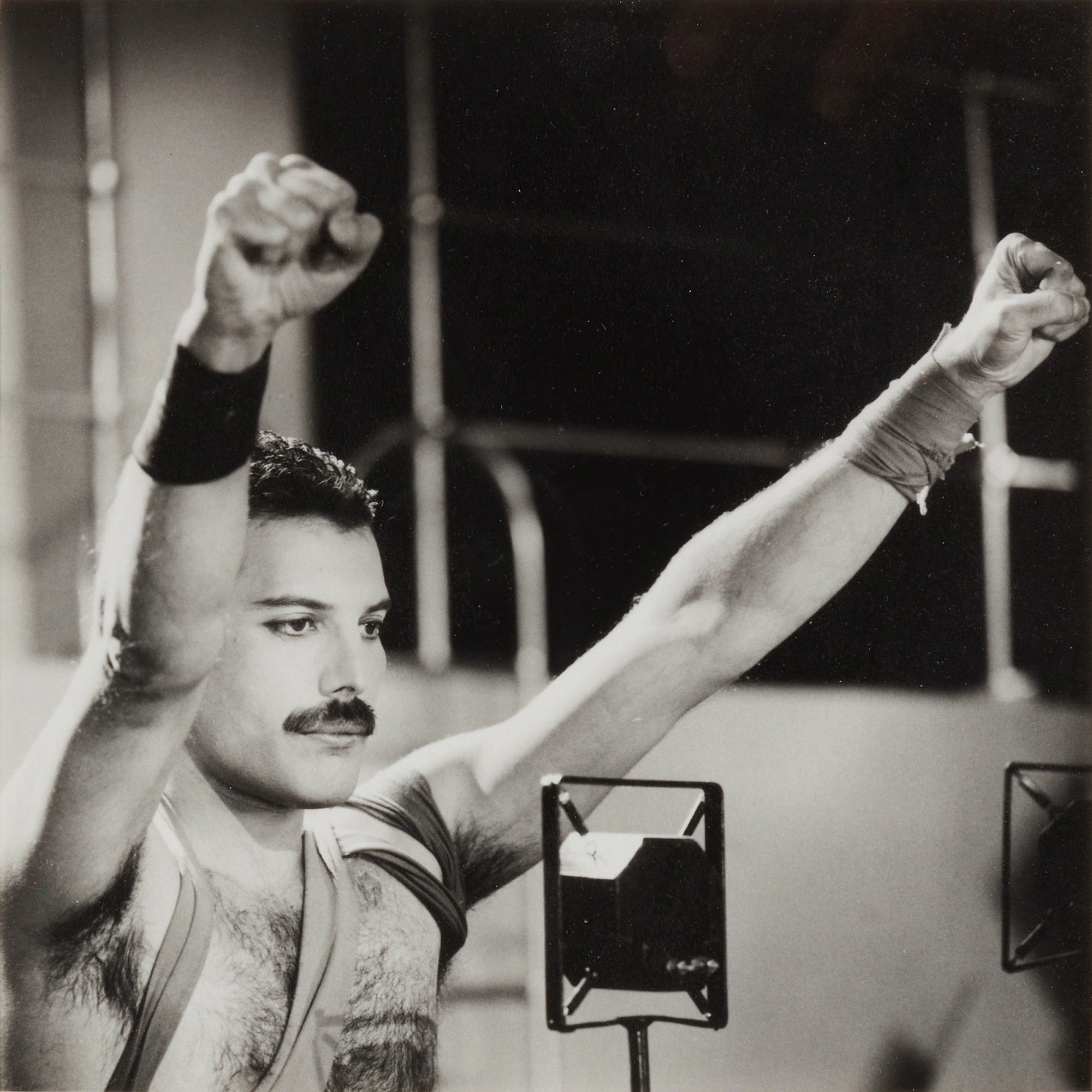 Queen | Framed photographic still from the 'Radio Ga Ga' music video ...