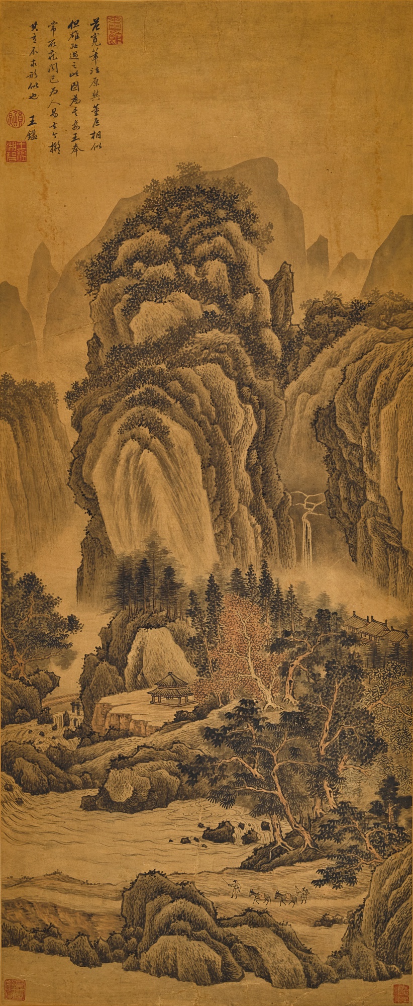 Attributed to Wang Jian, Landscape after Fan Kuan | 王鑑(款) 仿范寬山水 | Fine ...
