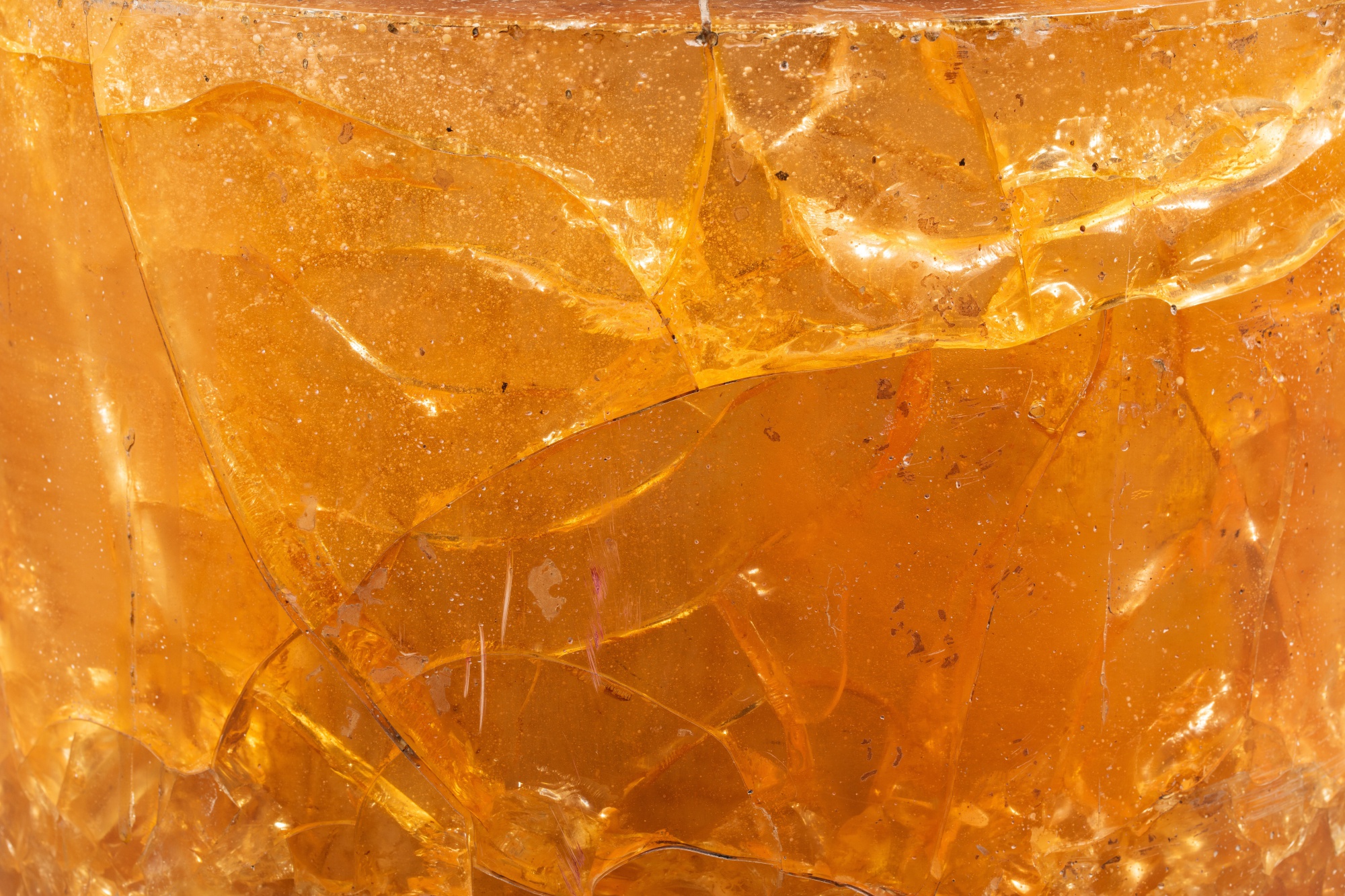 A large French amber-coloured perspex vase, circa 1975 | Vase en ...