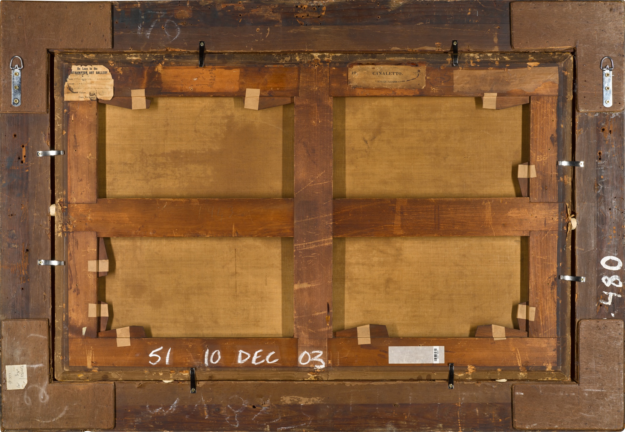 Venice, The Grand Canal, looking north-west, with the Palazzo Pesaro ...