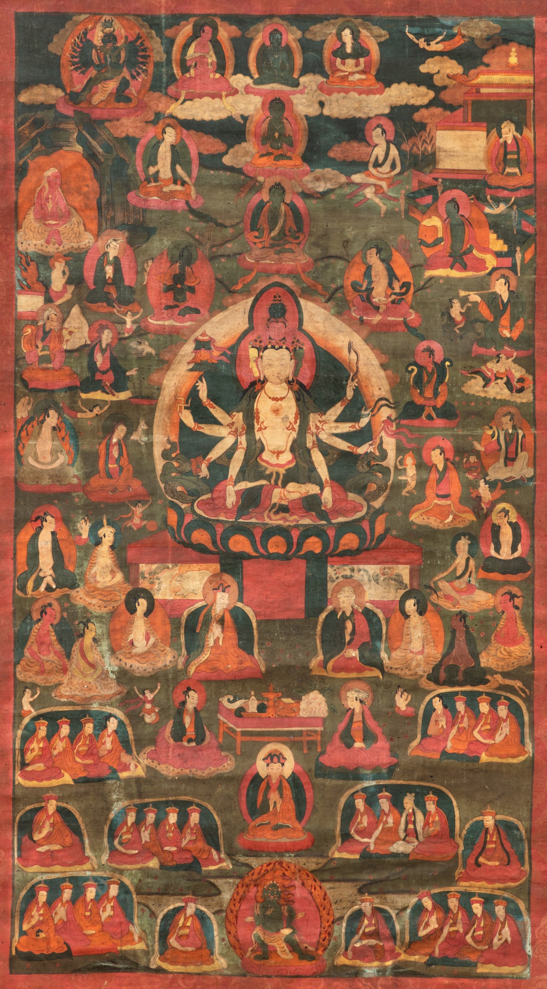 A rare thangka depicting Kunzang Gyalwa Dupa, Tibet, 18th century | 西藏 ...