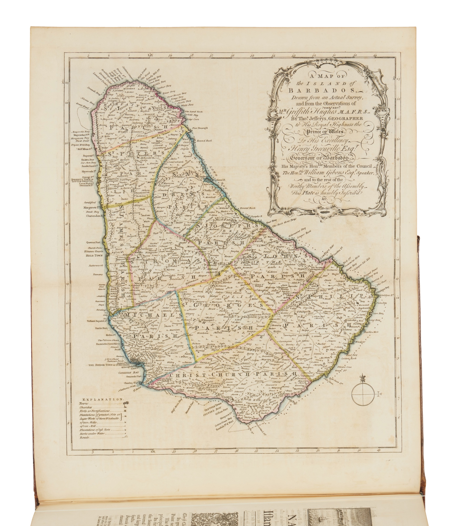 Hughes, Griffith | One of the most important early botanical treatises ...