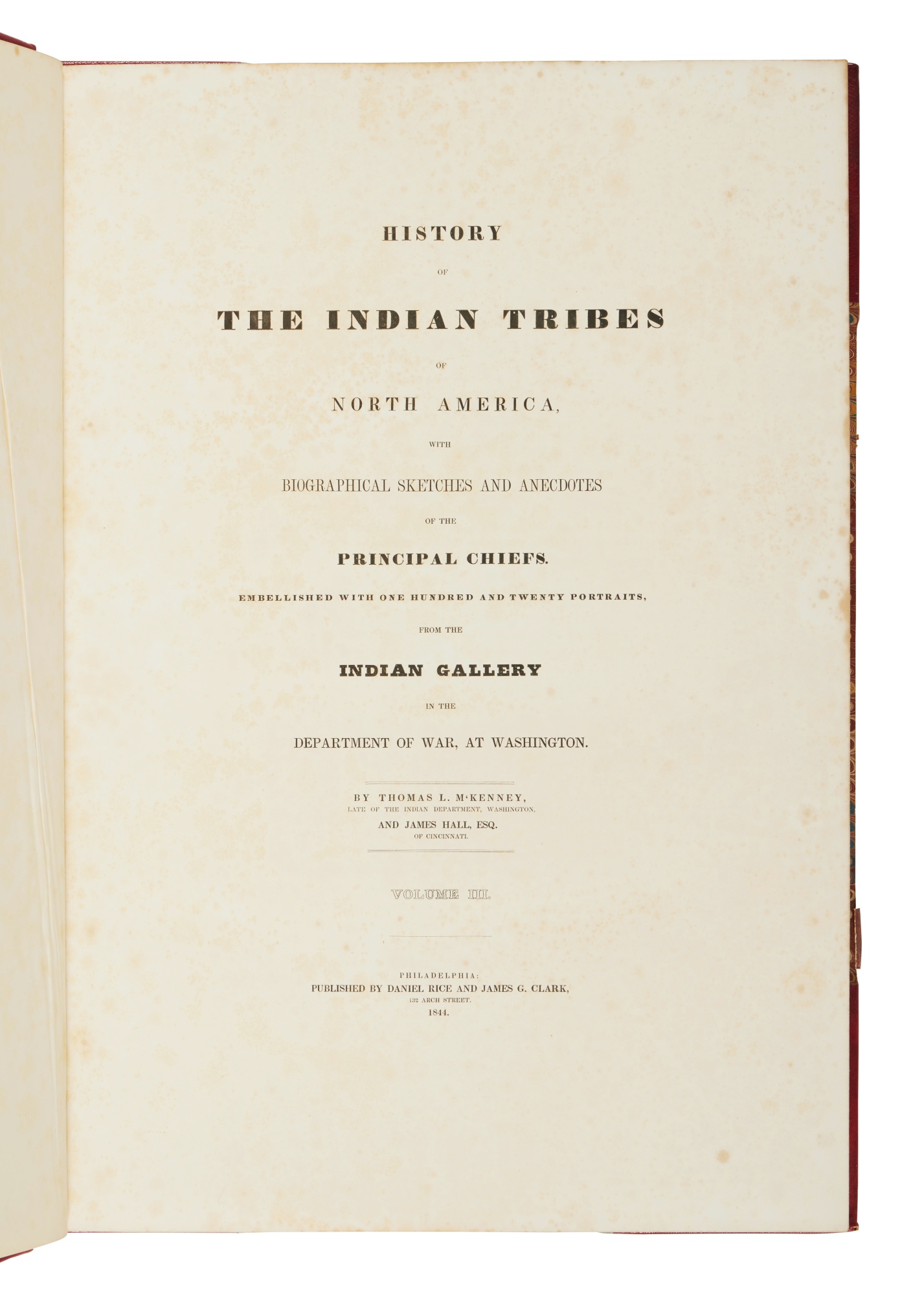 McKenney, Thomas L. and James Hall | An exceptional copy of one of the ...