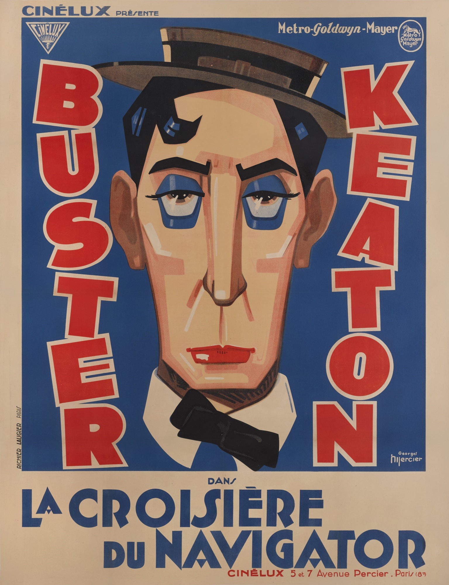 The Navigator/ La Croisiere du Navigator (1924), re-release poster (1931), French | Original ...