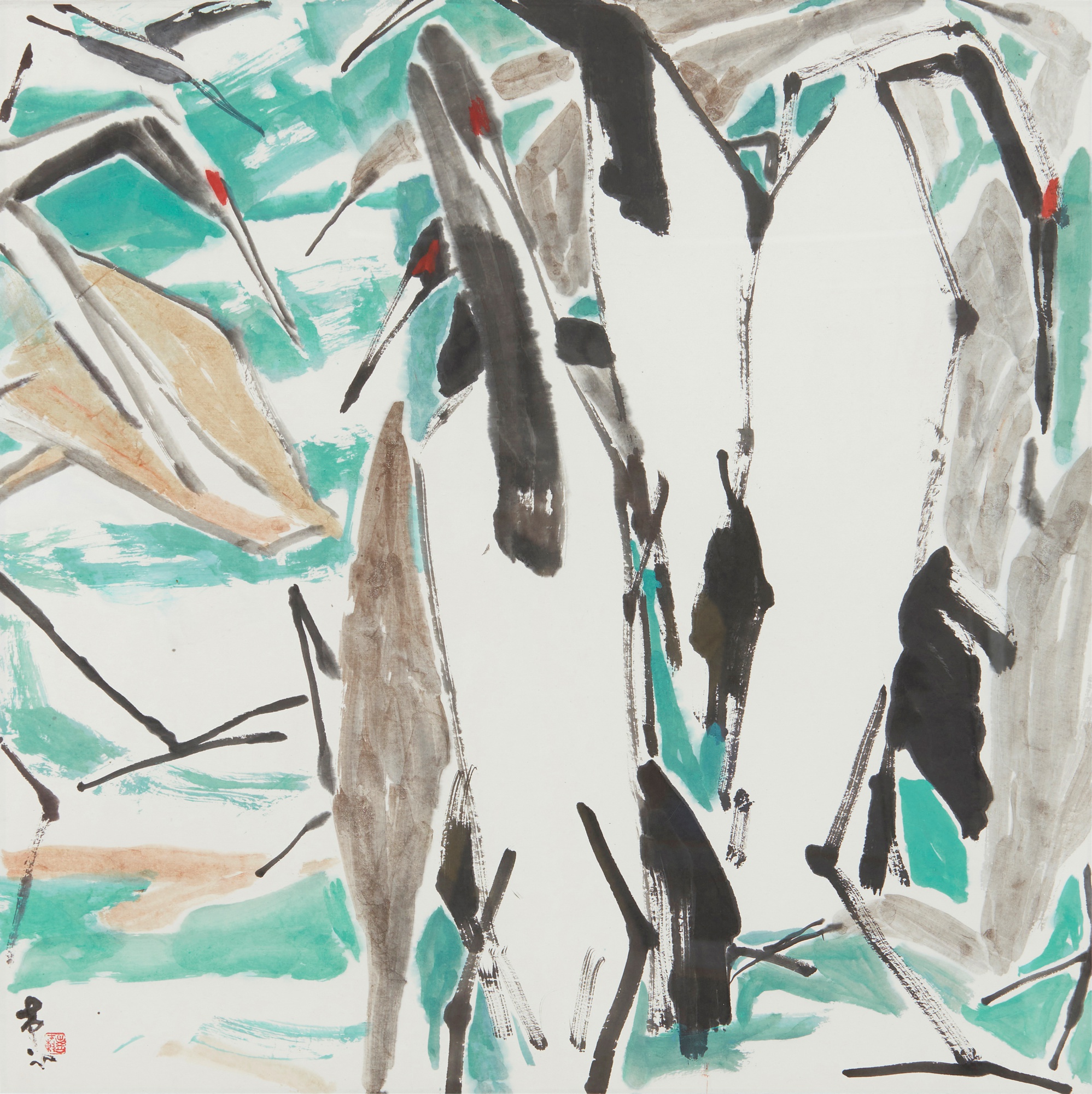 Chen Wen Hsi 陳文希 | Herons 鷺 | Modern Day Auction | 2023 | Sotheby's