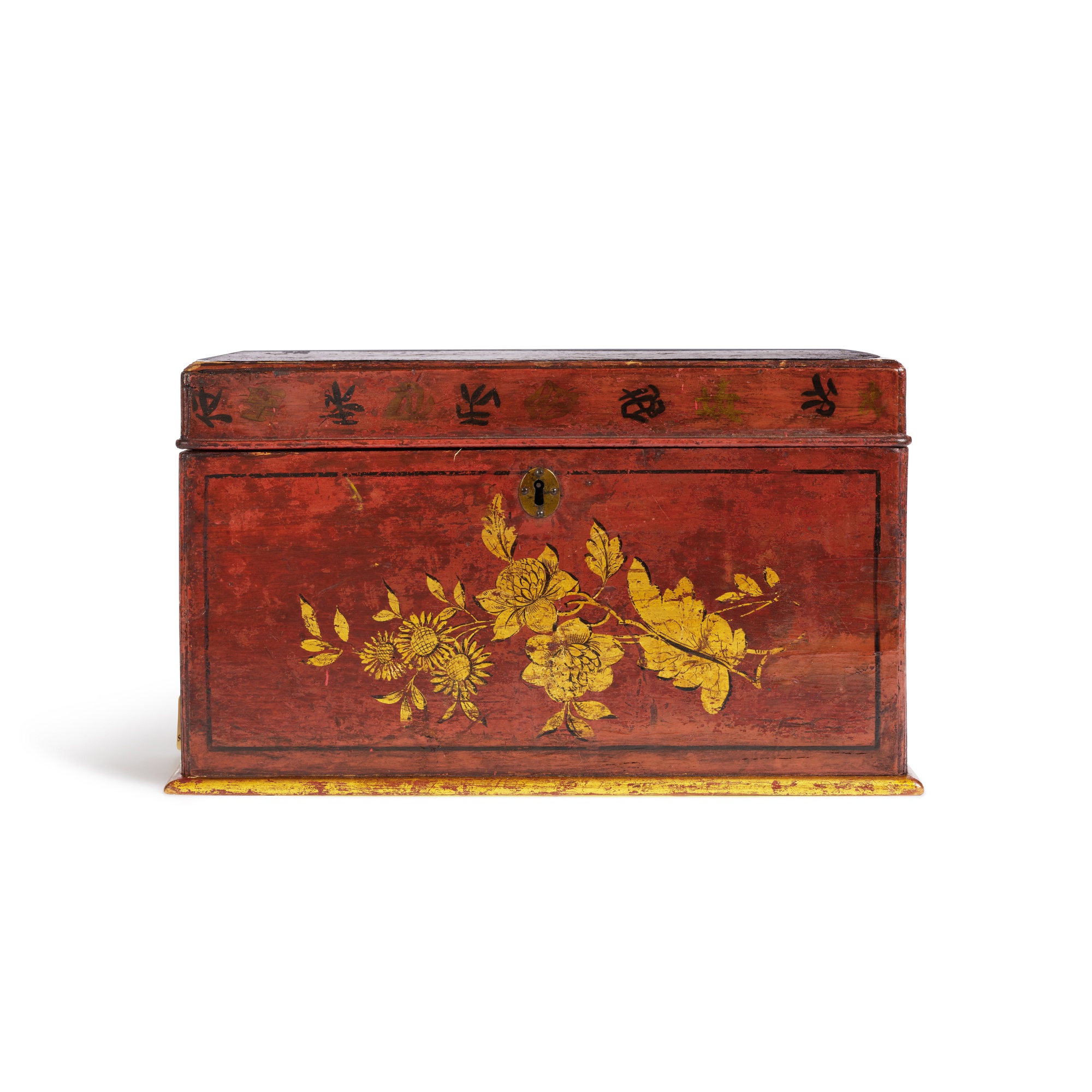 A Dutch Gilt-Decorated Red Lacquer Box, 19th Century | Design 17/20 ...
