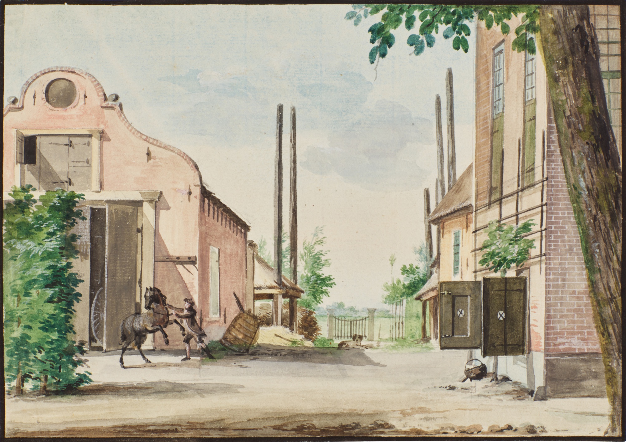A Stable Yard | Old Master & British Works on Paper | 2023 | Sotheby's