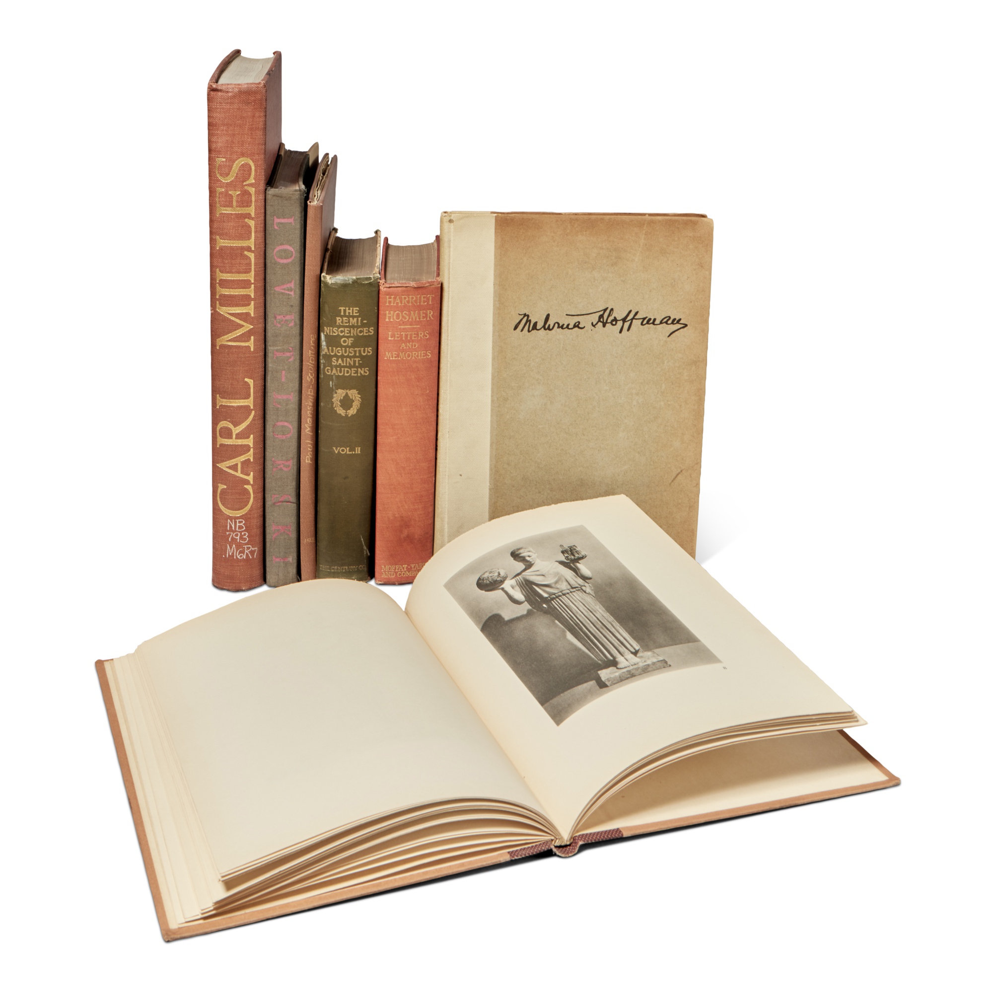 A Group of Monographs on American Sculpture, Approximately 100 Volumes ...