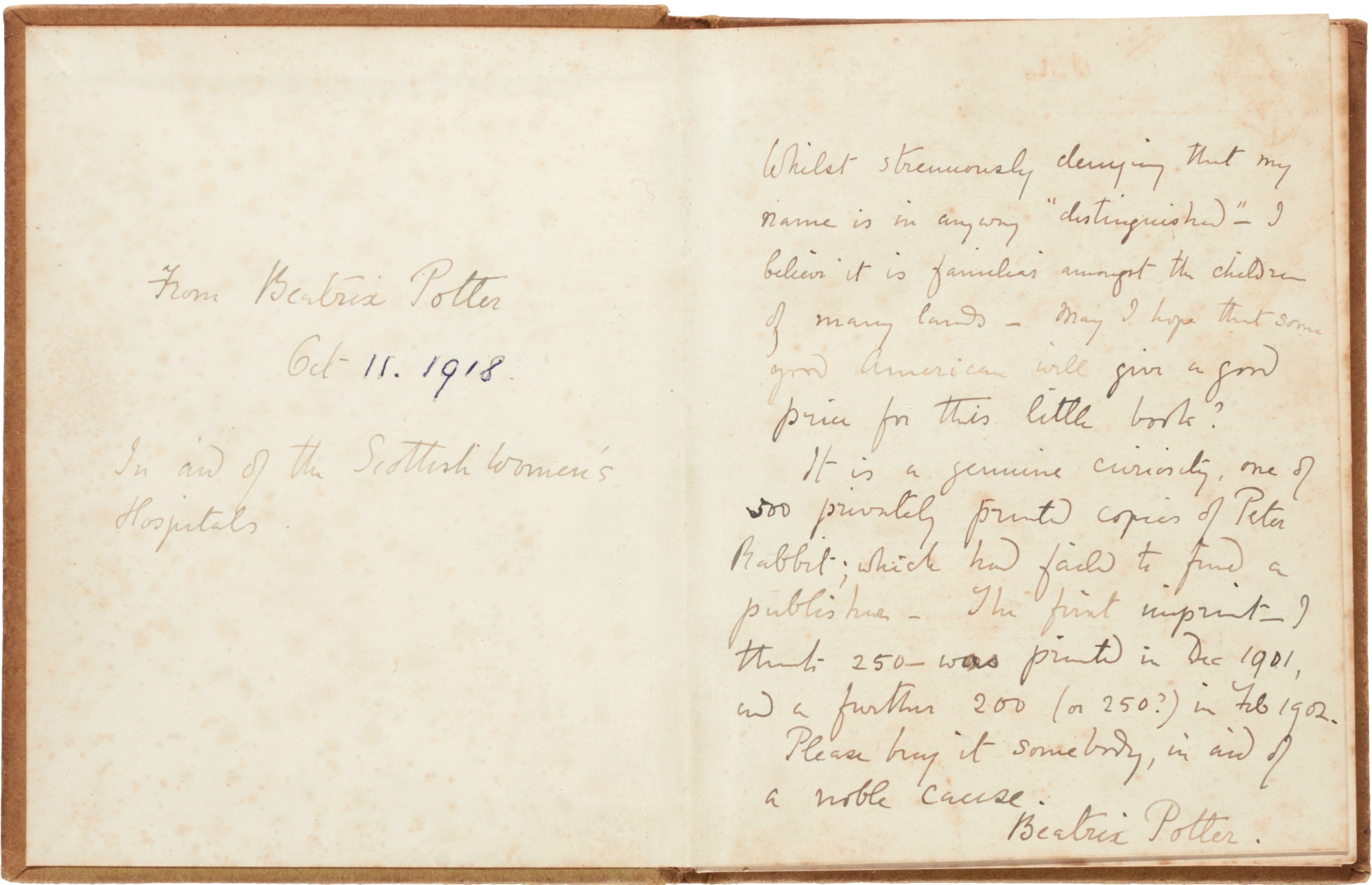 Beatrix Potter | The Tale of Peter Rabbit, [London,] 1902, first ...