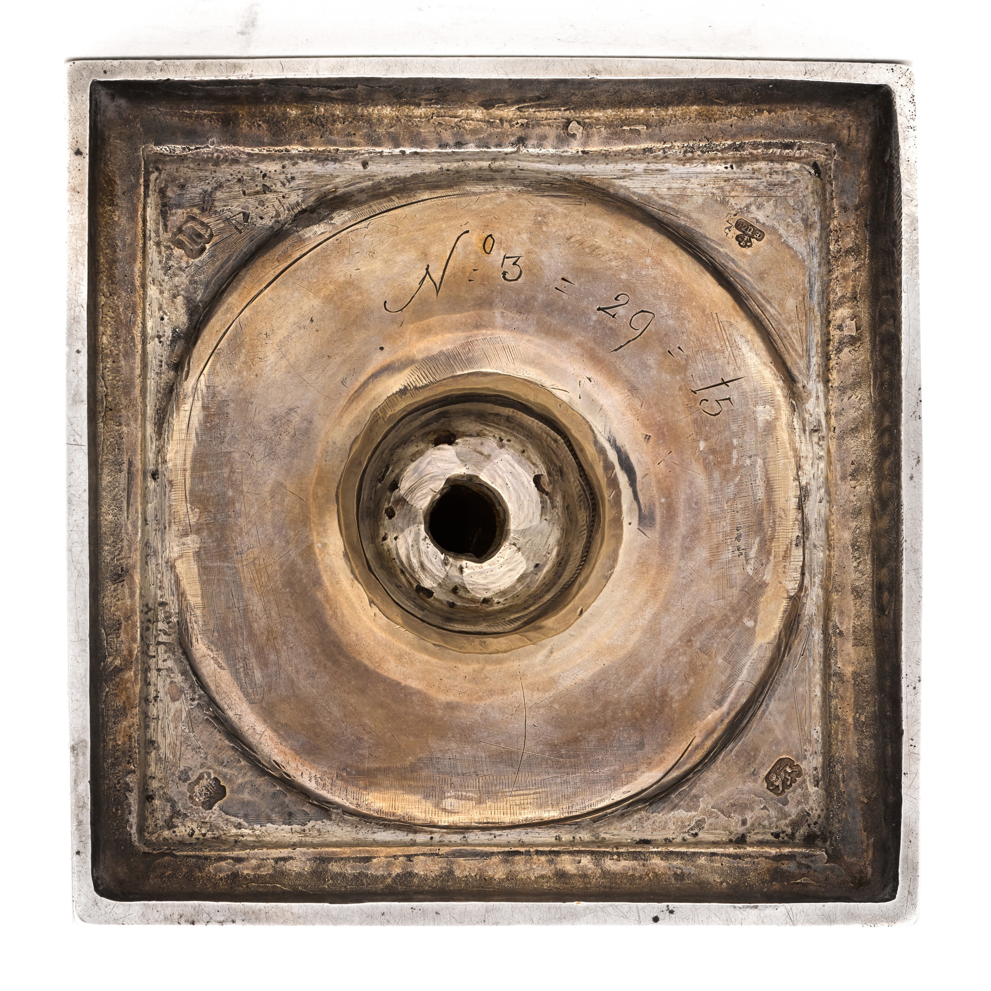 Four George II silver candlesticks, Edward Wakelin, London, 1754 and ...