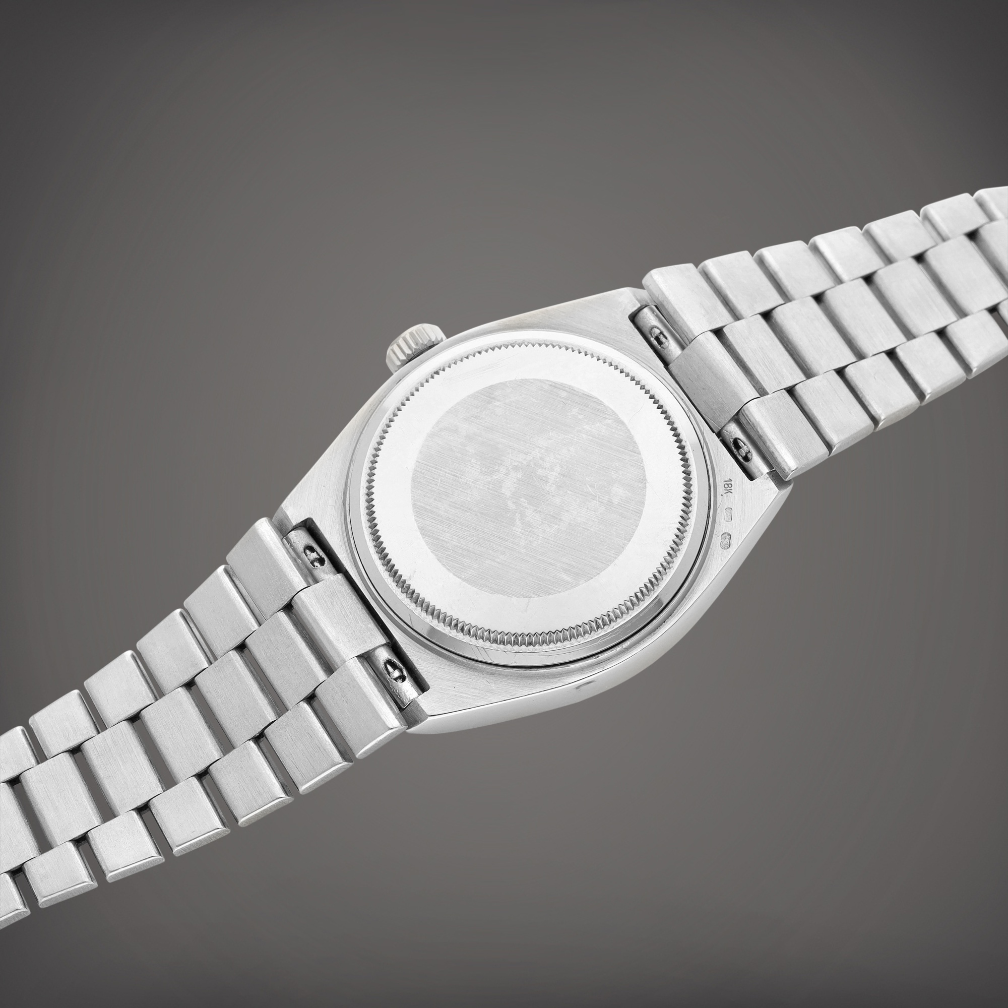 Oysterquartz Day-Date, Reference 19019 | A white gold and diamond-set ...