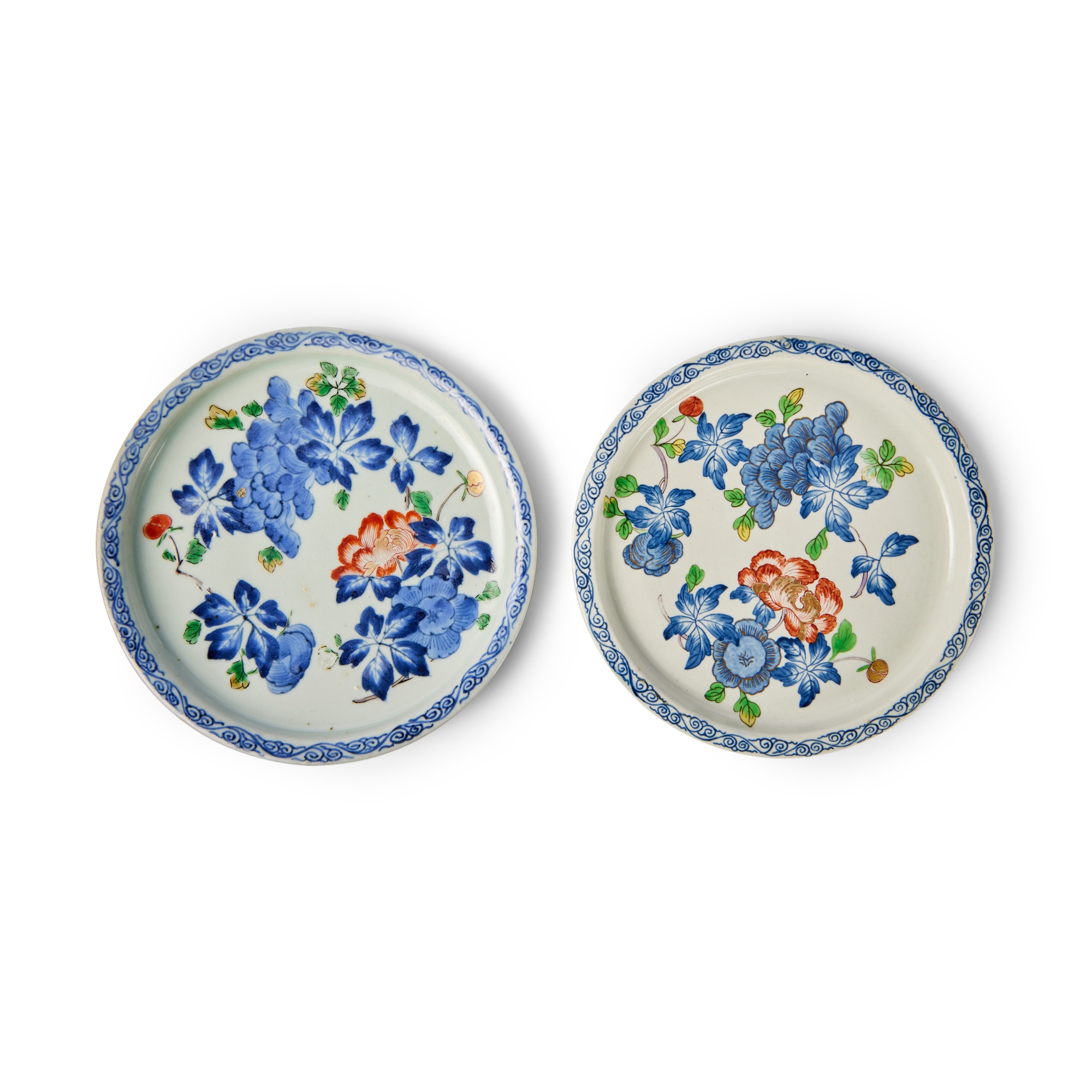 A Worcester Plate and a Japanese Plate from the 'Sebright' Service ...