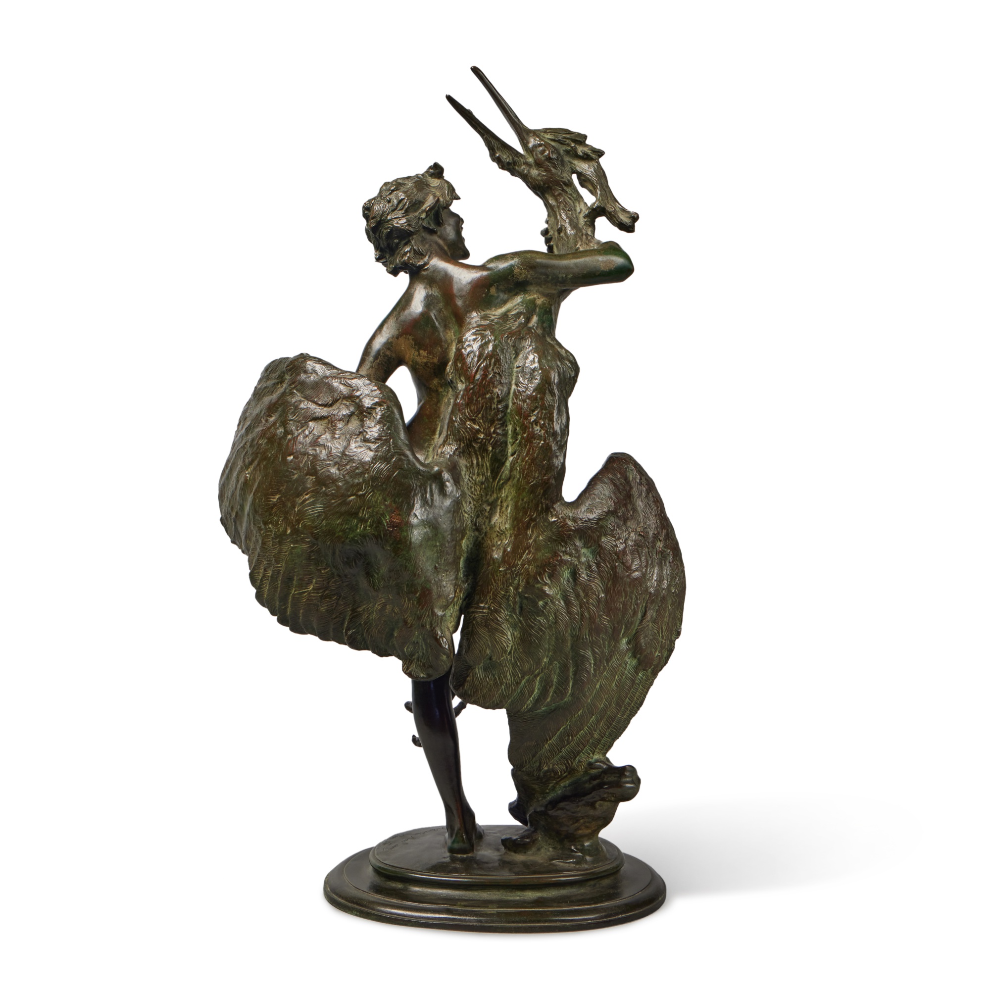 Young Faun with Heron | Cross-Currents in America: The Wolf Family ...