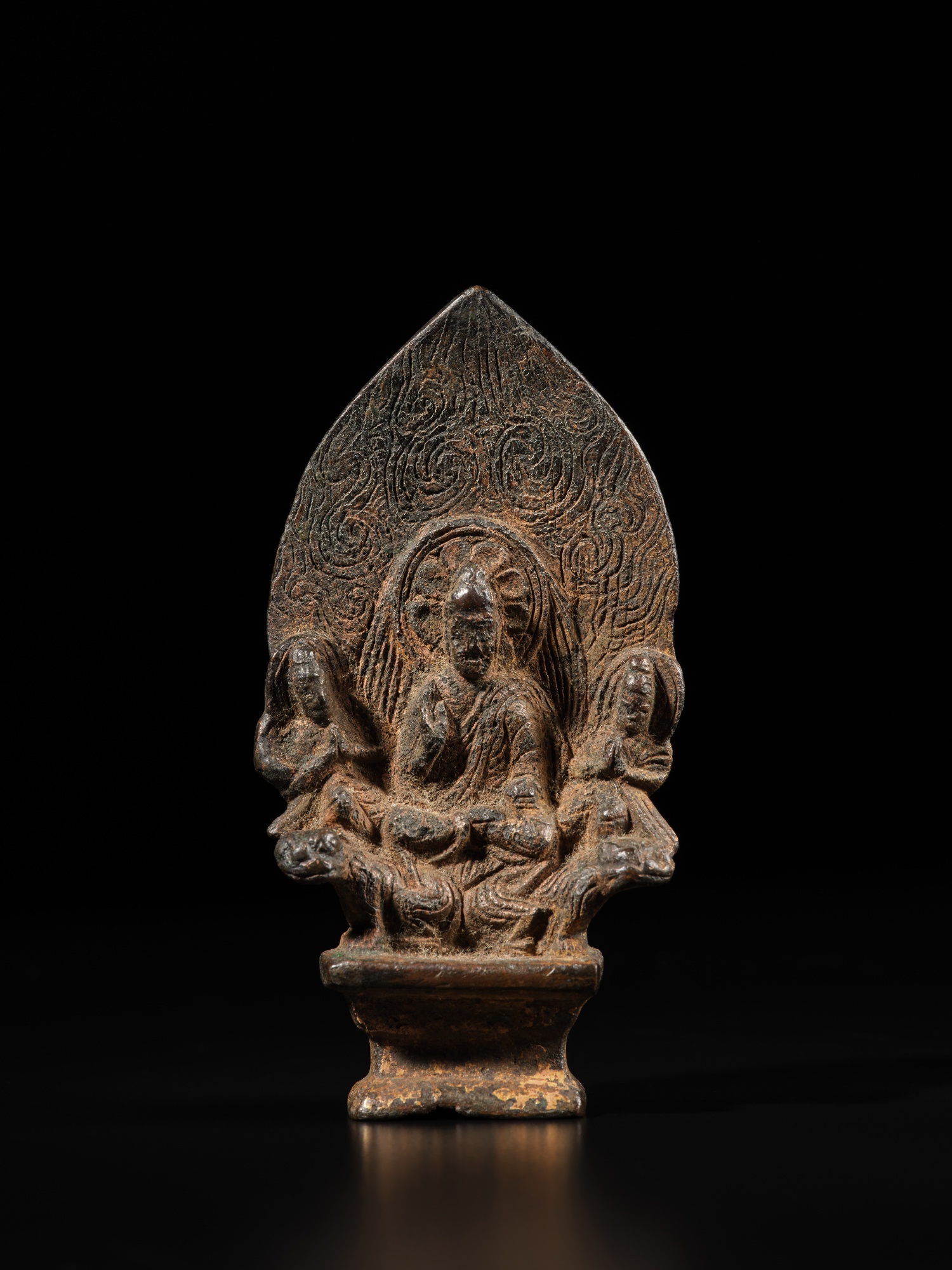 A gilt-bronze Buddhist triad, Northern Wei dynasty | Dharma and Tantra ...