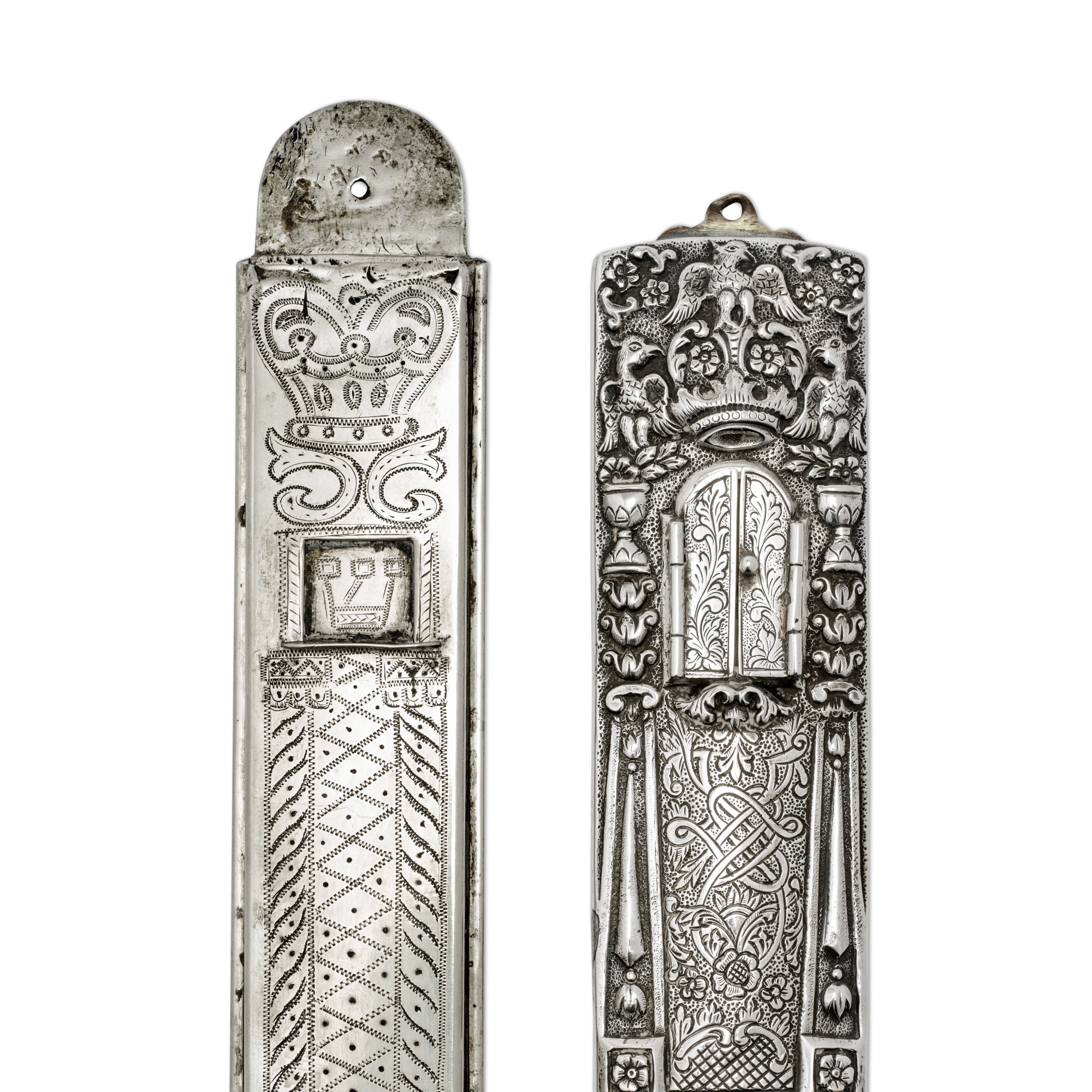 A Group of Four Silver Mezuzot, probably Israeli, 20th century | The ...