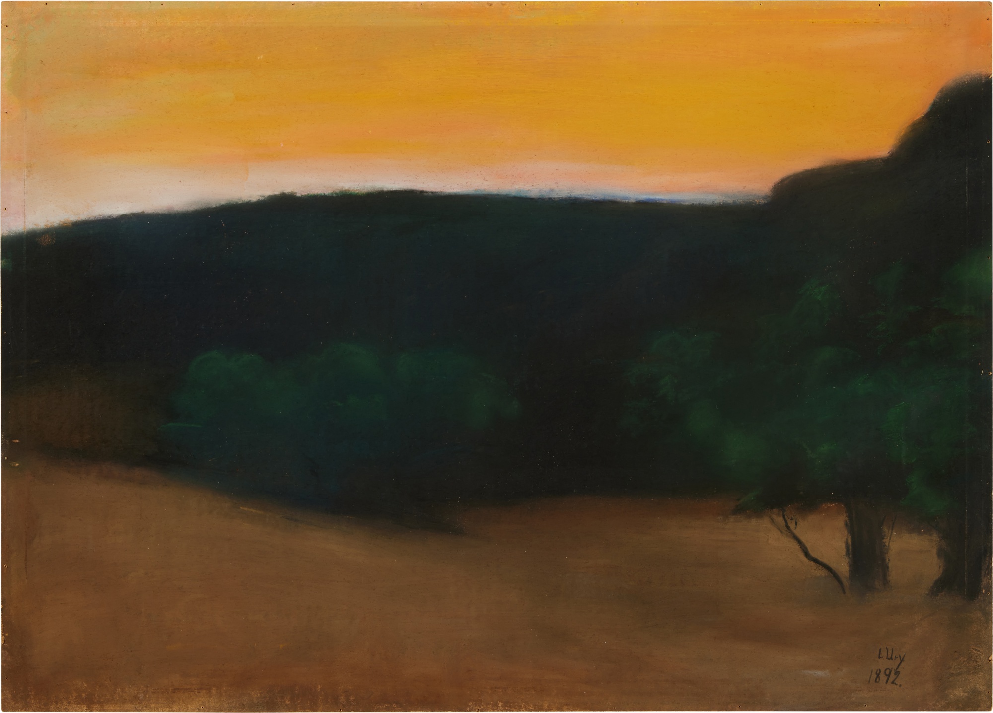 Bewaldeter Höhenzug in Thüringen (Wooded Ridge in Thuringia) | Modern ...