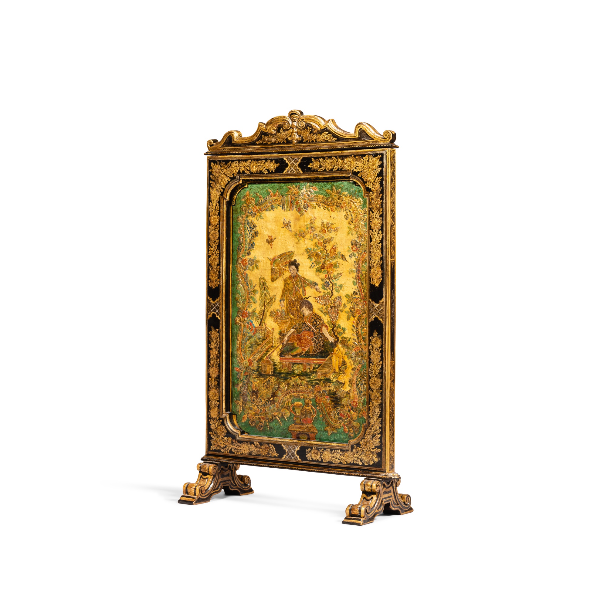 A French Regence Parisian varnish fire screen, circa 1720 | Ecran de ...