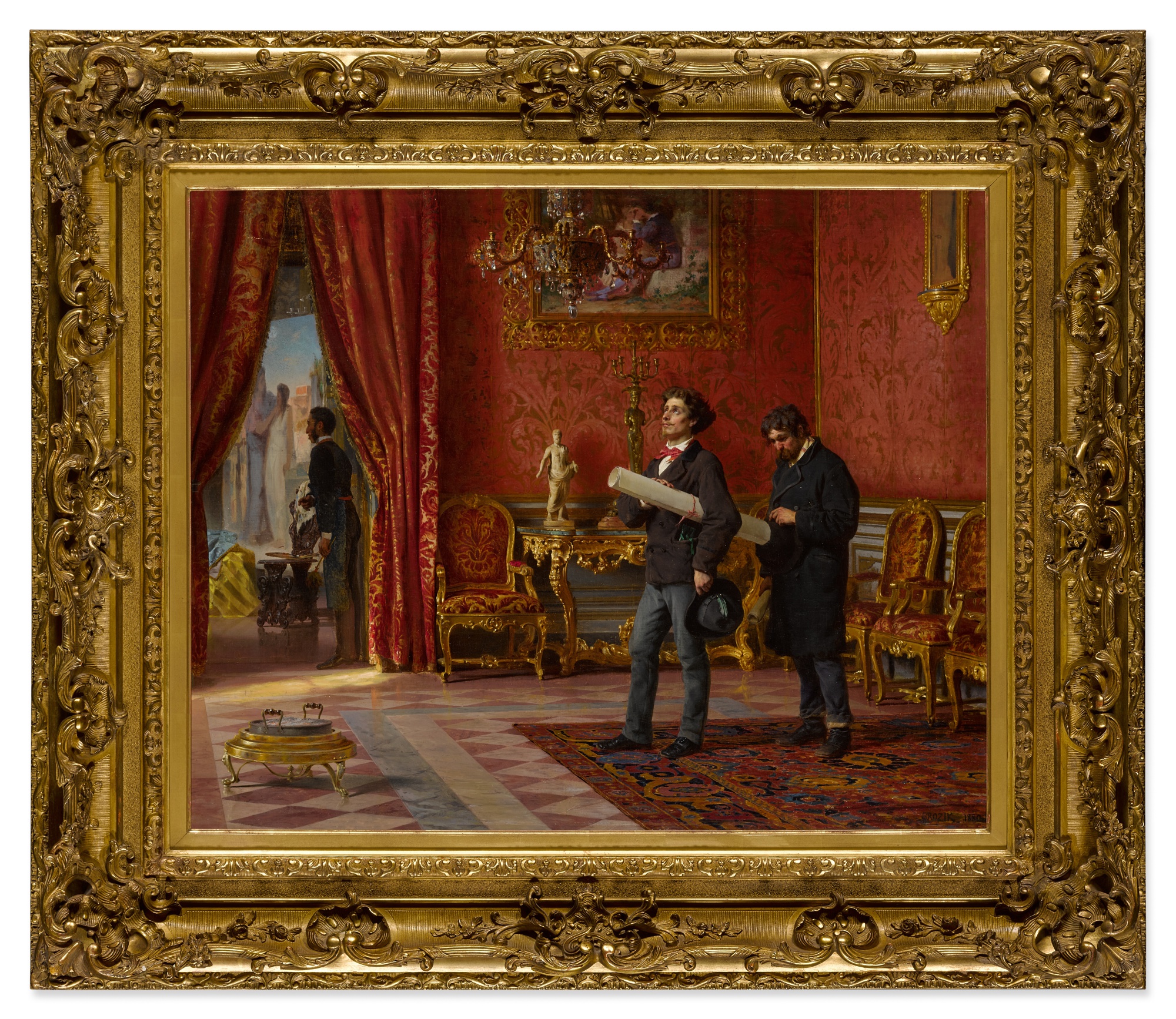 Two Artists (Voytech Hynais and Brozik) | 19th-Century Works of Art ...