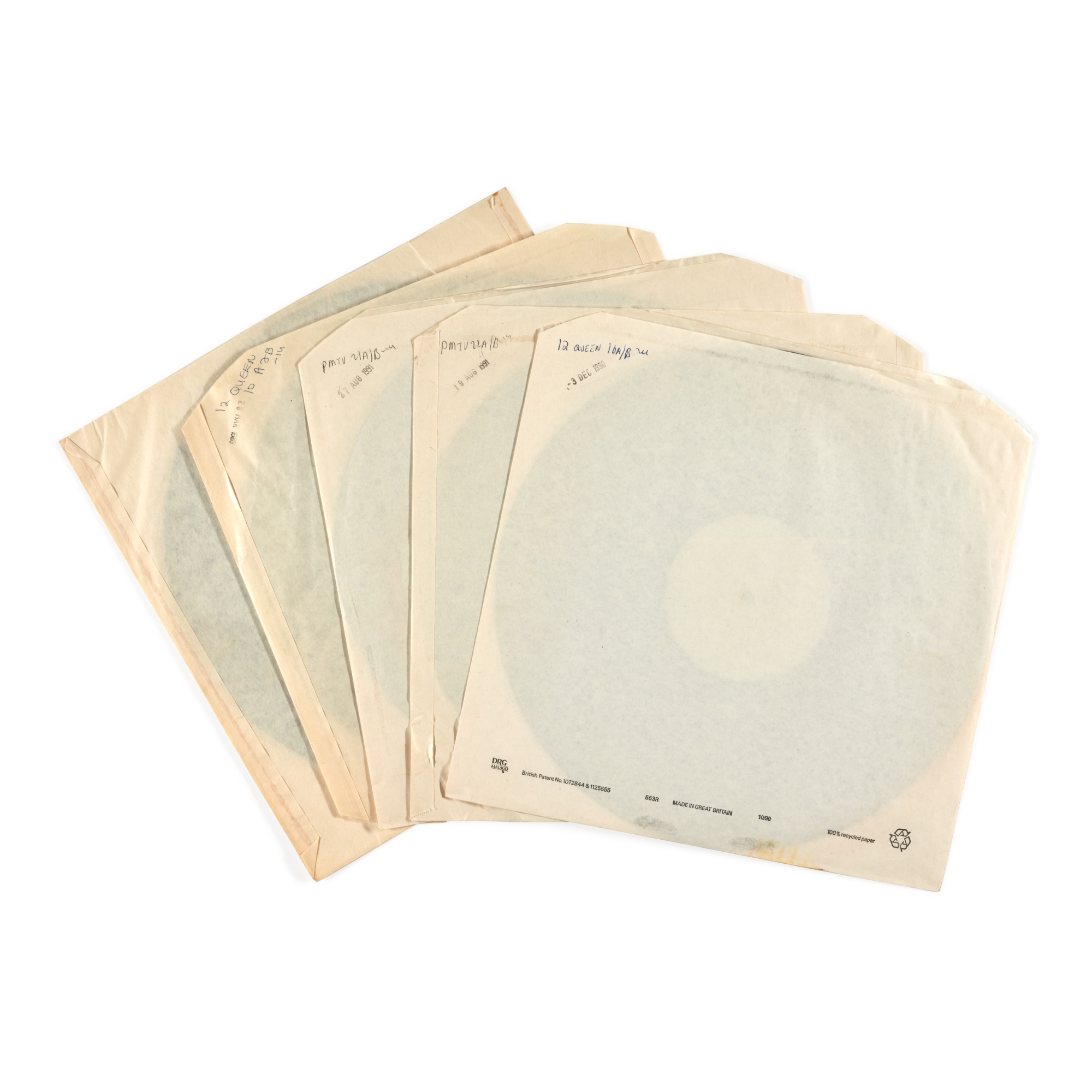 Queen | Five white label 12 inch vinyl test pressings including The ...