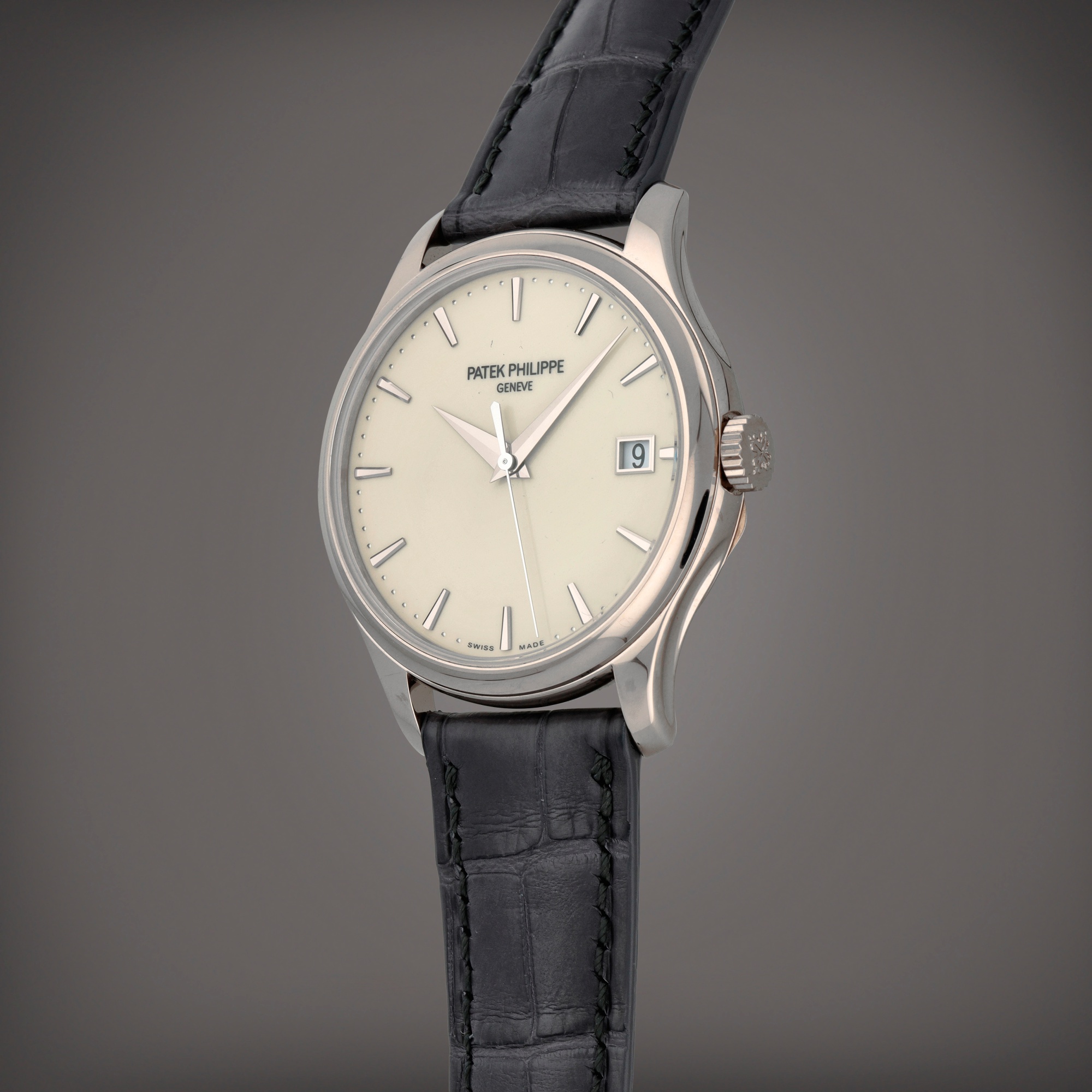 Calatrava, reference 5227G | A white gold wristwatch with date | Circa ...