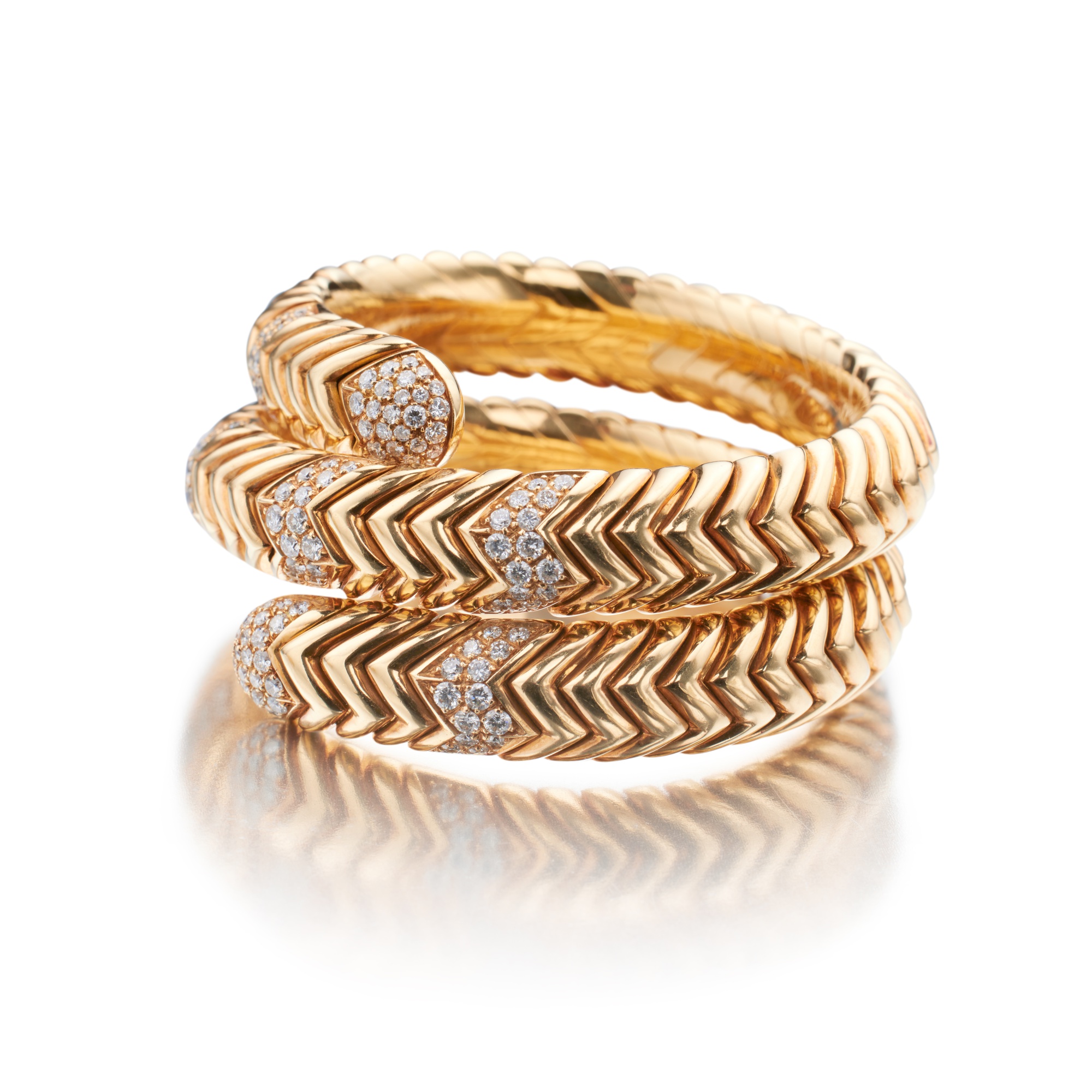 Gold and Diamond 'Spiga' Bracelet | Fine Jewels | 2022 | Sotheby's