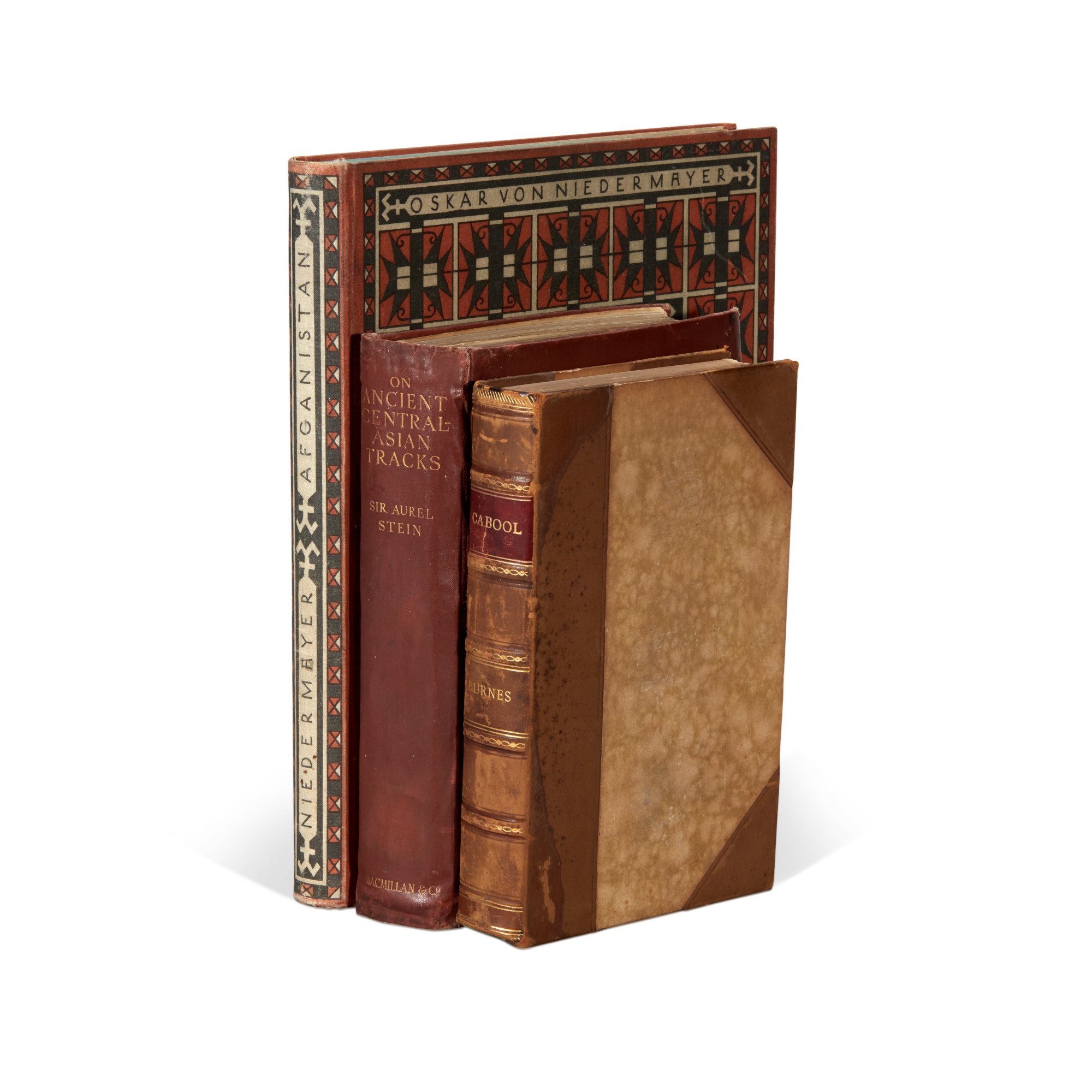 Afghanistan | Three books by Burnes, 1842; Neidermeyer, 1924; and Stein ...
