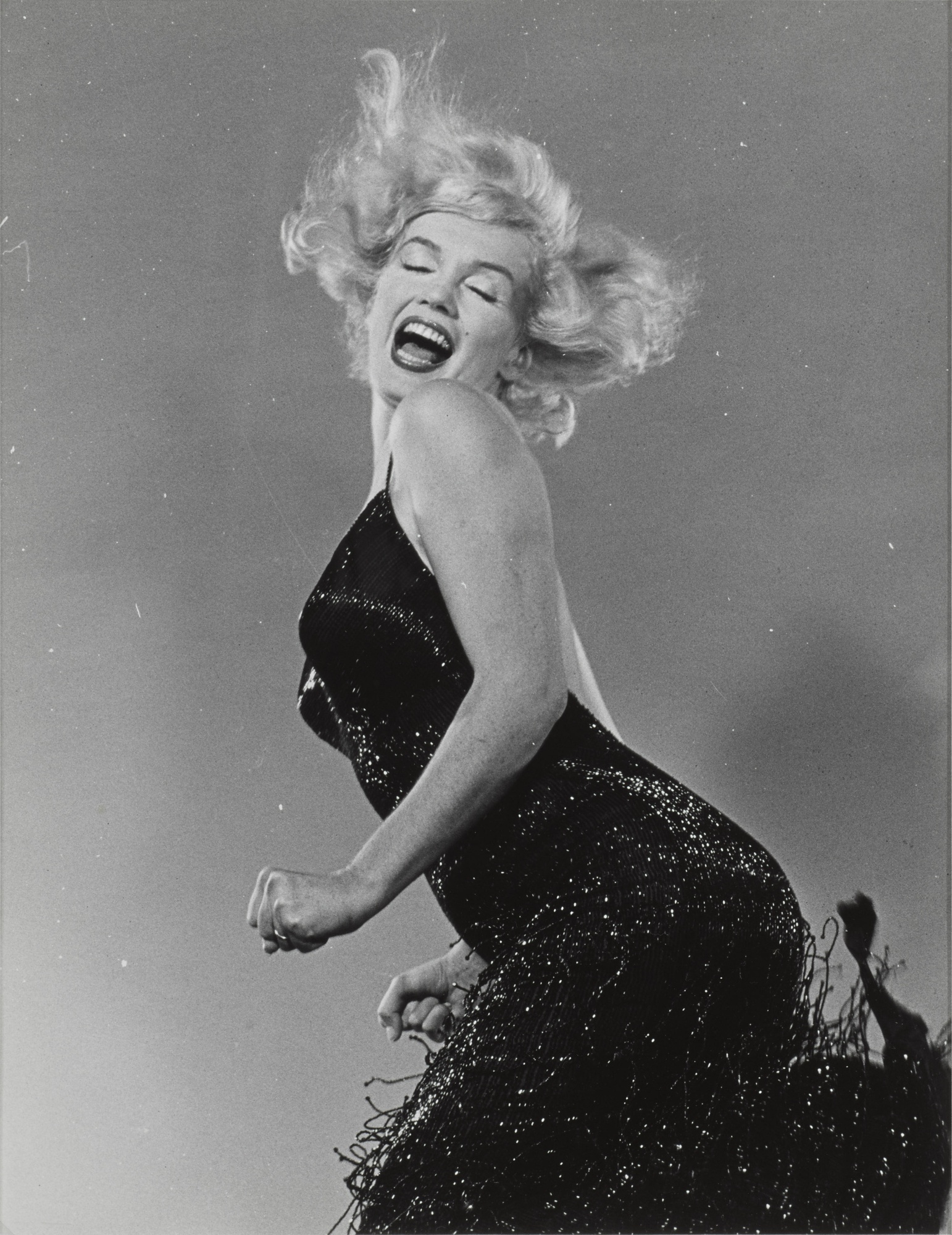 Marilyn Monroe, Jumping, for LIFE (1952), original silver gelatin ...
