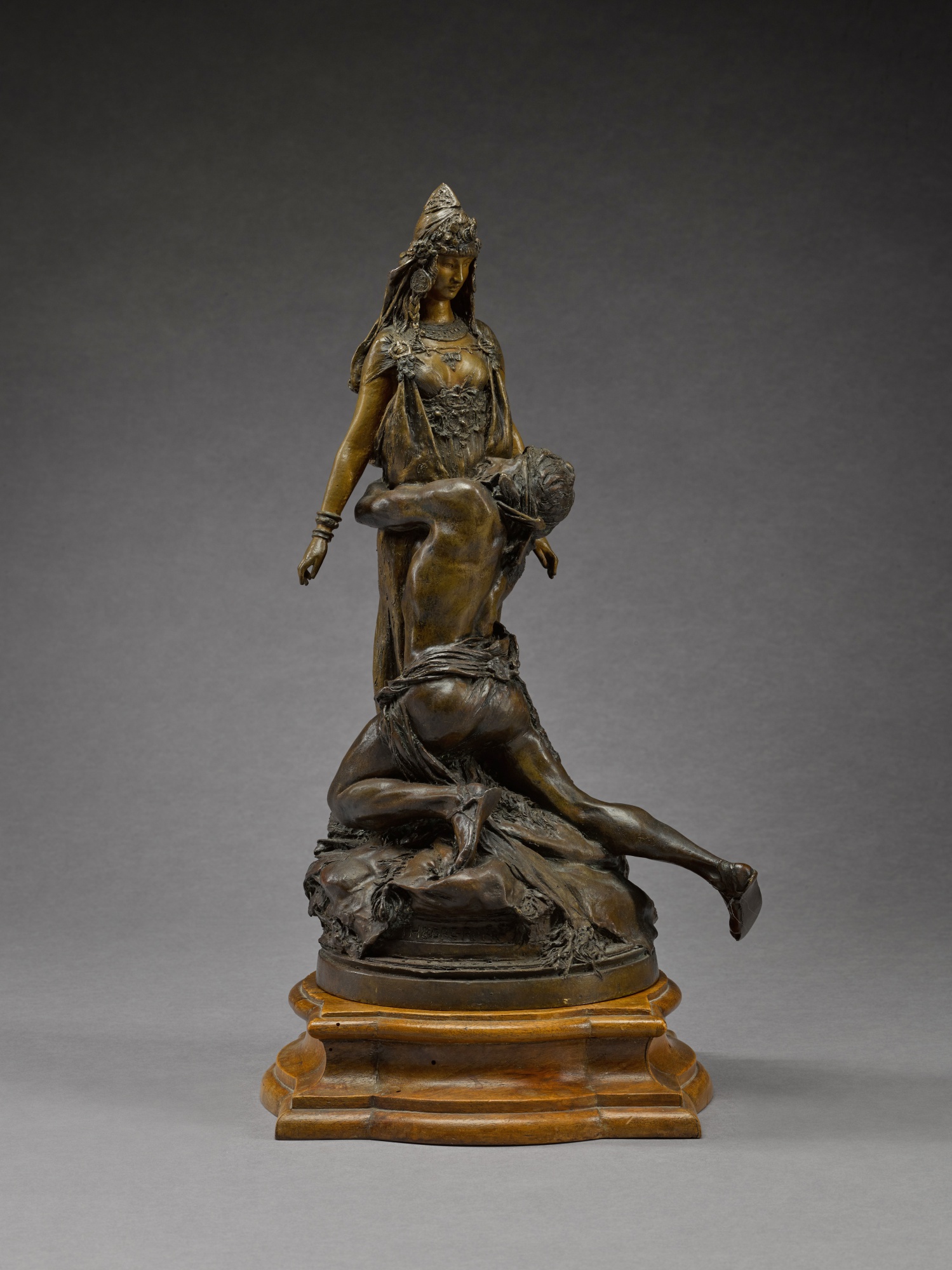 Salammbô chez Matho (Matho kneeling before Salammbo) | 19th & 20th ...