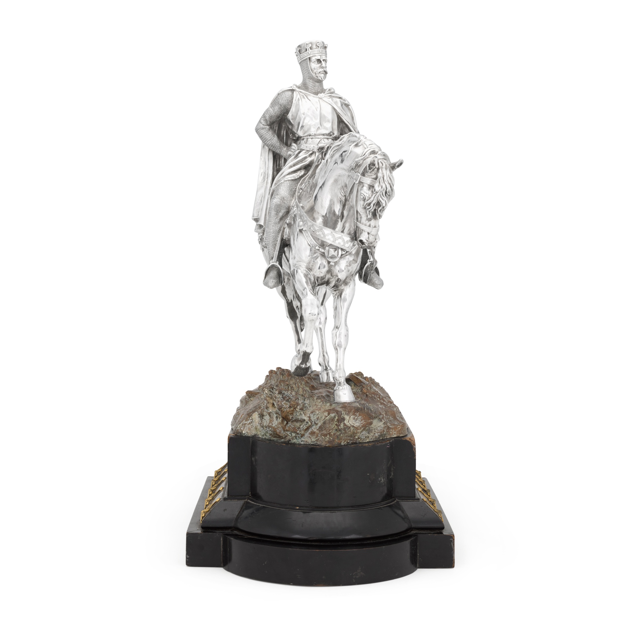 The Huntingdon Cup, 1869. A large Victorian equestrian silver racing ...