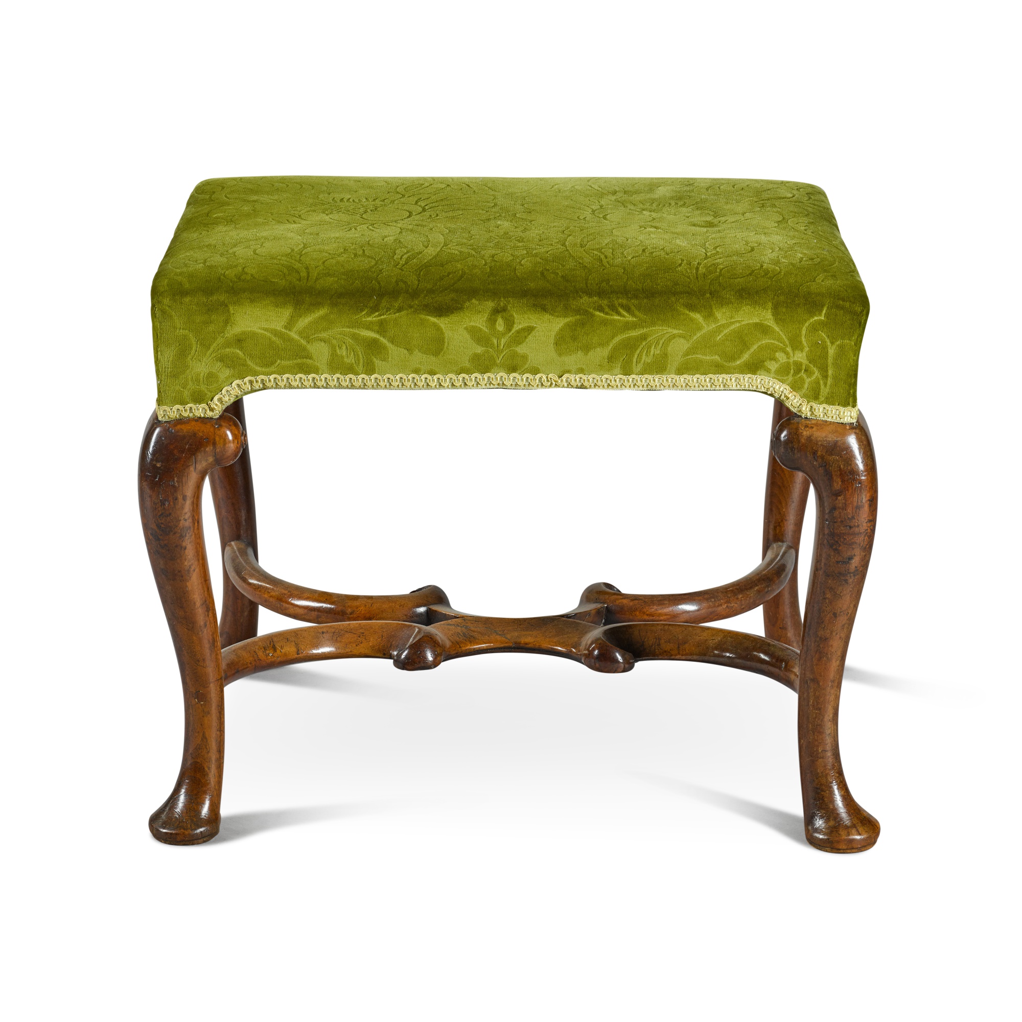 A George I walnut stool, early 18th century | Design 17/20: Furniture ...