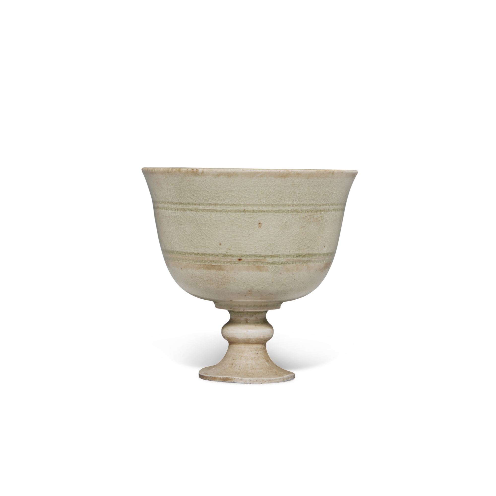 A celadon-glazed stem cup, Sui dynasty | 隋 青釉高足盃 | Important Chinese ...